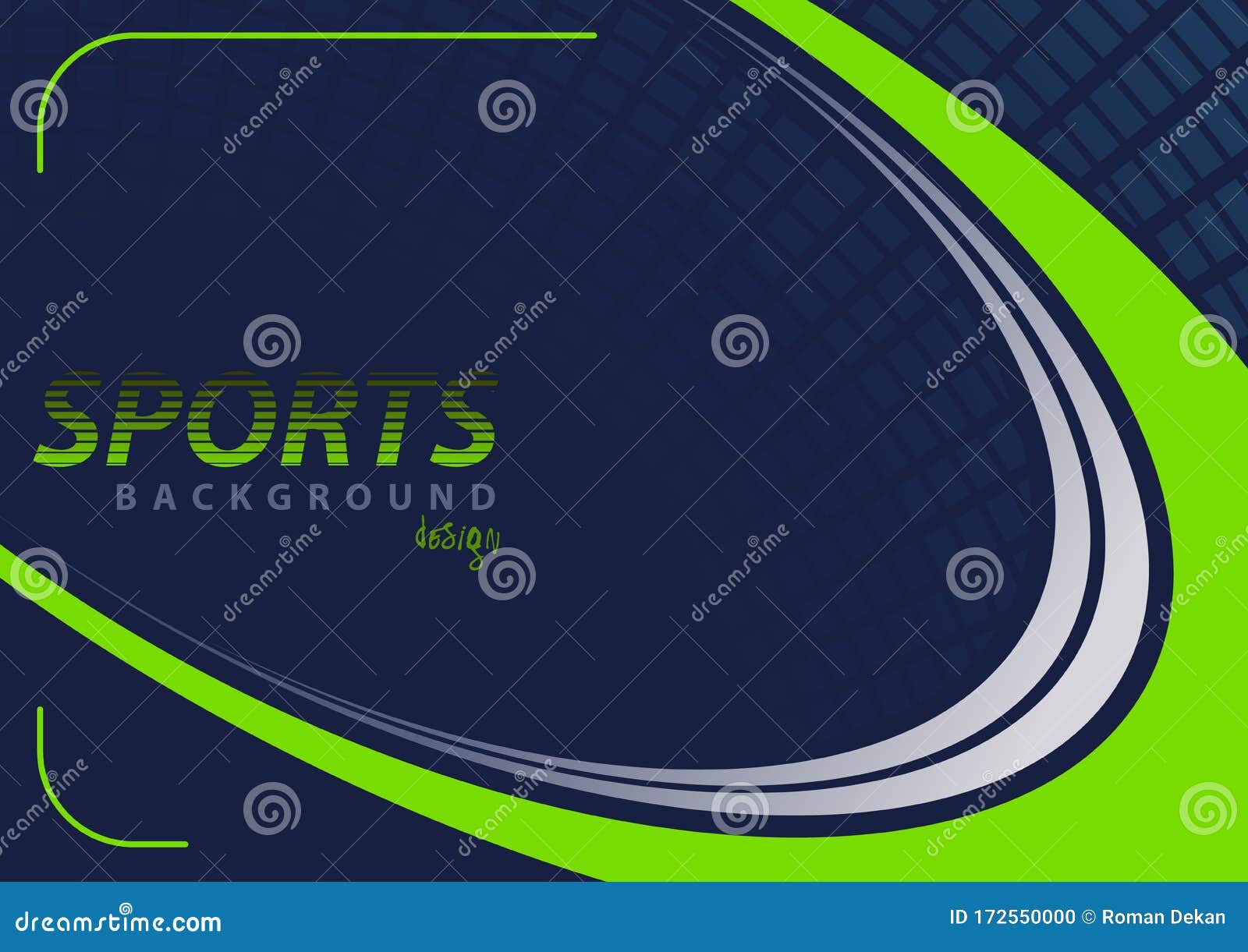 Background with Elliptical Shapes and Squared Pattern Stock Vector ...