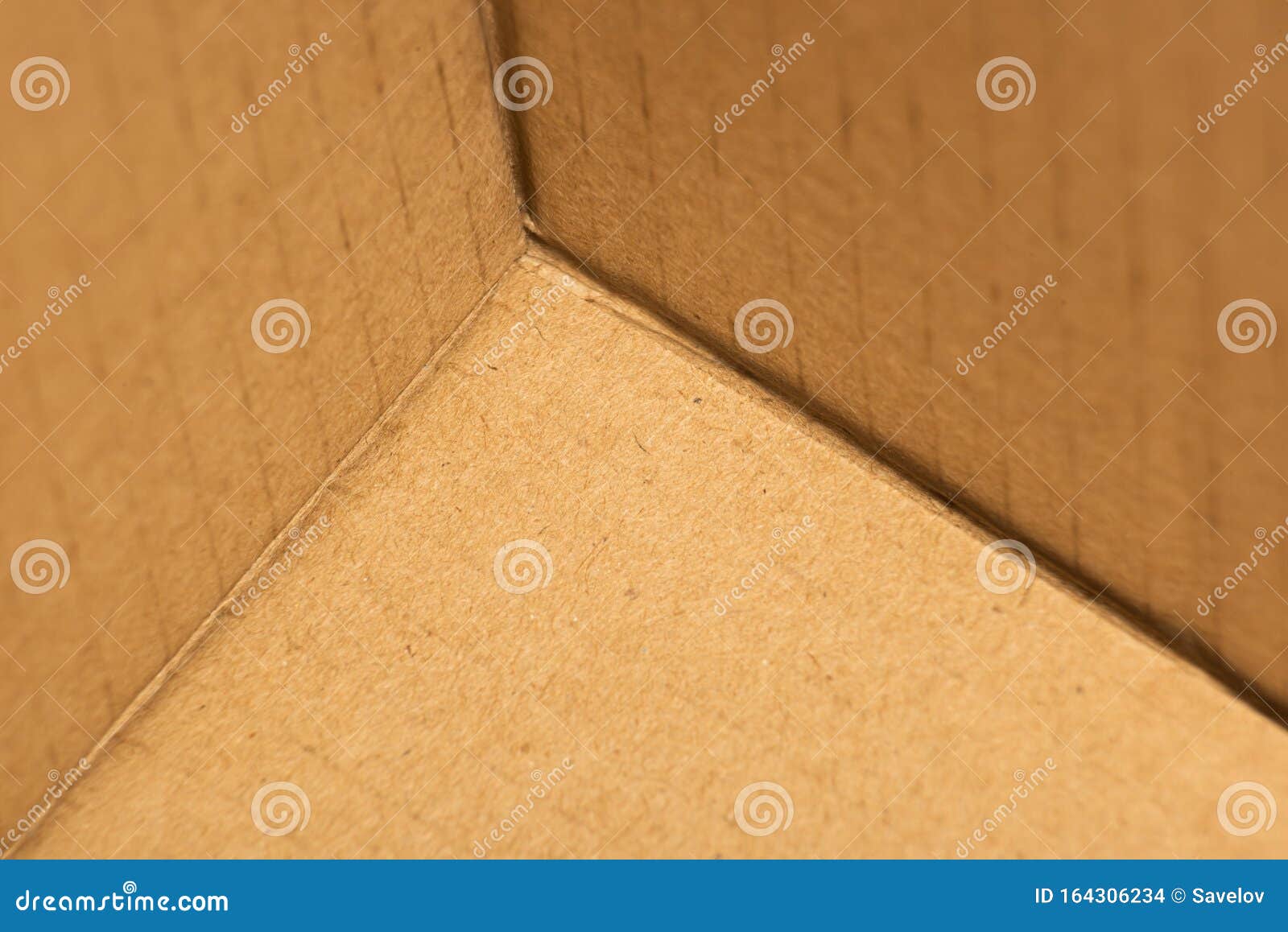 Background with Empty Cardboard Box Corner Stock Photo - Image of empty ...
