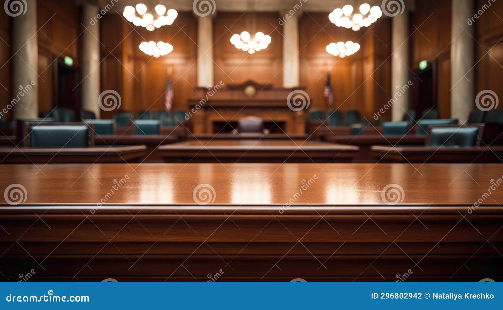 Empty Courtroom Royalty-Free Stock Photo | CartoonDealer.com #3189423