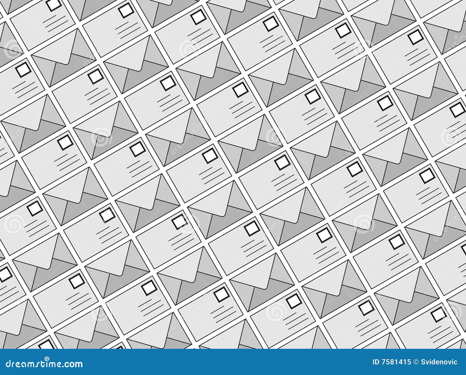 Background with envelops stock vector. Illustration of abstract - 7581415