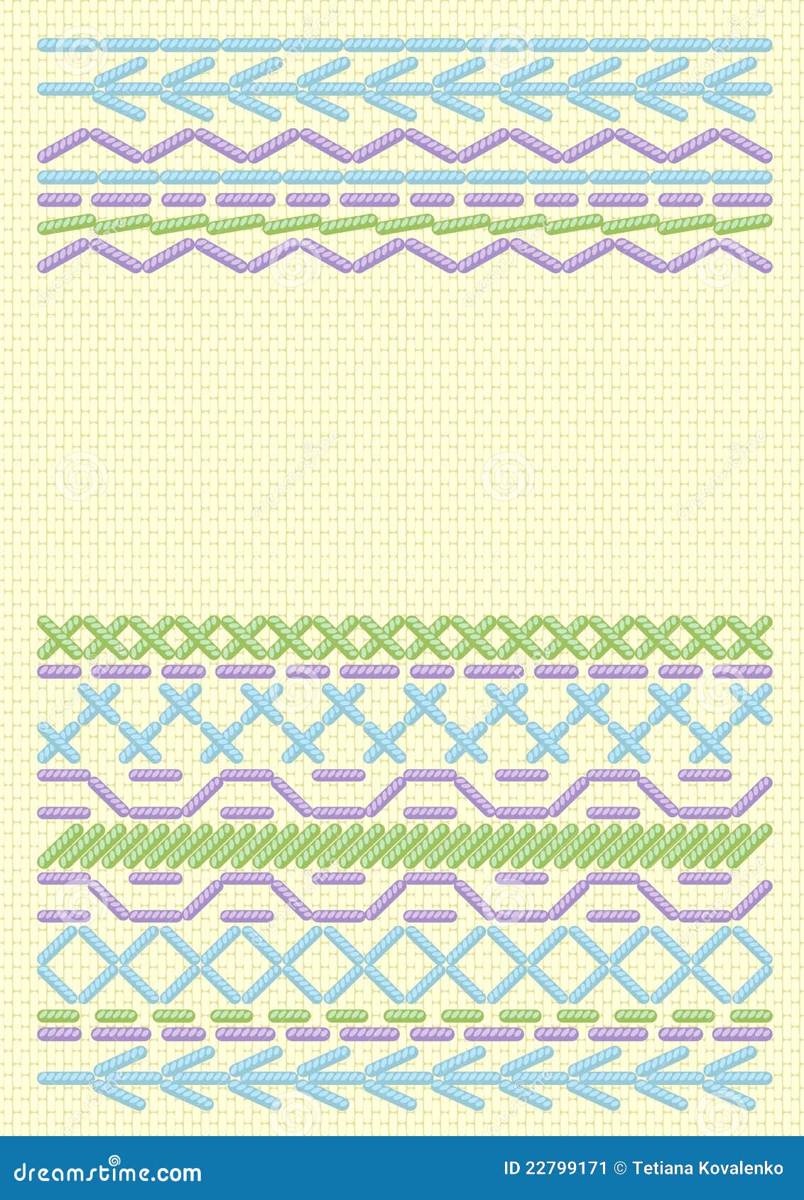 Background with Ethnic Embroider. Stock Vector - Illustration of ...