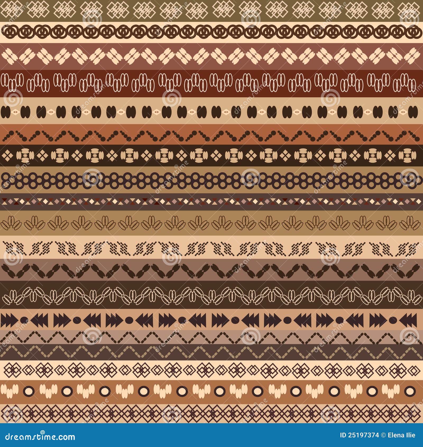 Background ethnic pattern stock illustration. Image of motifs - 25197374