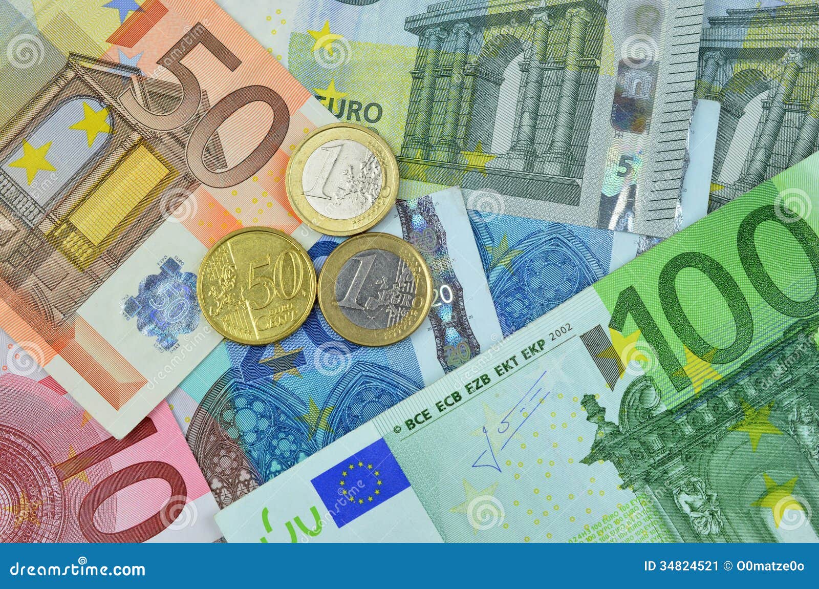 Background of euro money stock image. Image of currency - 34824521
