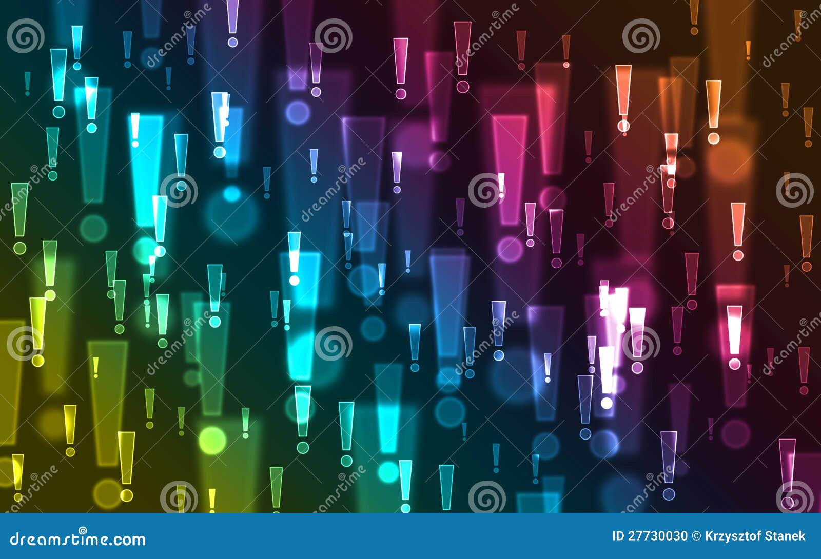 Background - Exclamation Mark Stock Photo - Image: 27730030