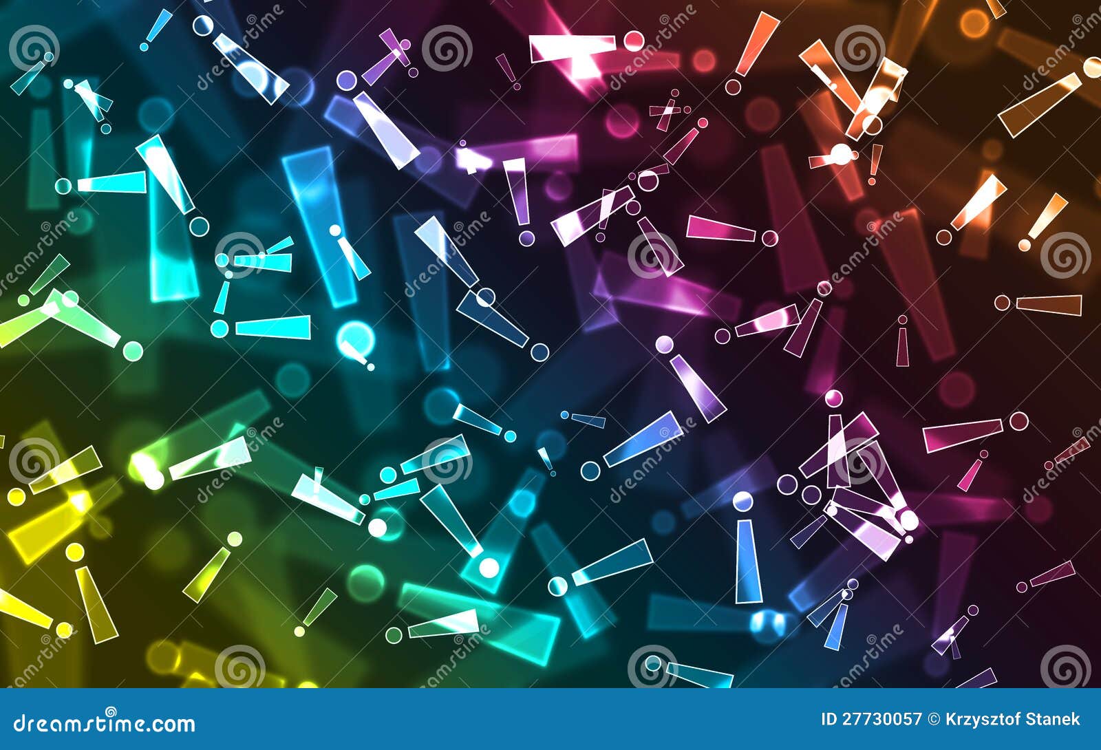 Background - Exclamation Mark Stock Illustration - Illustration of ...