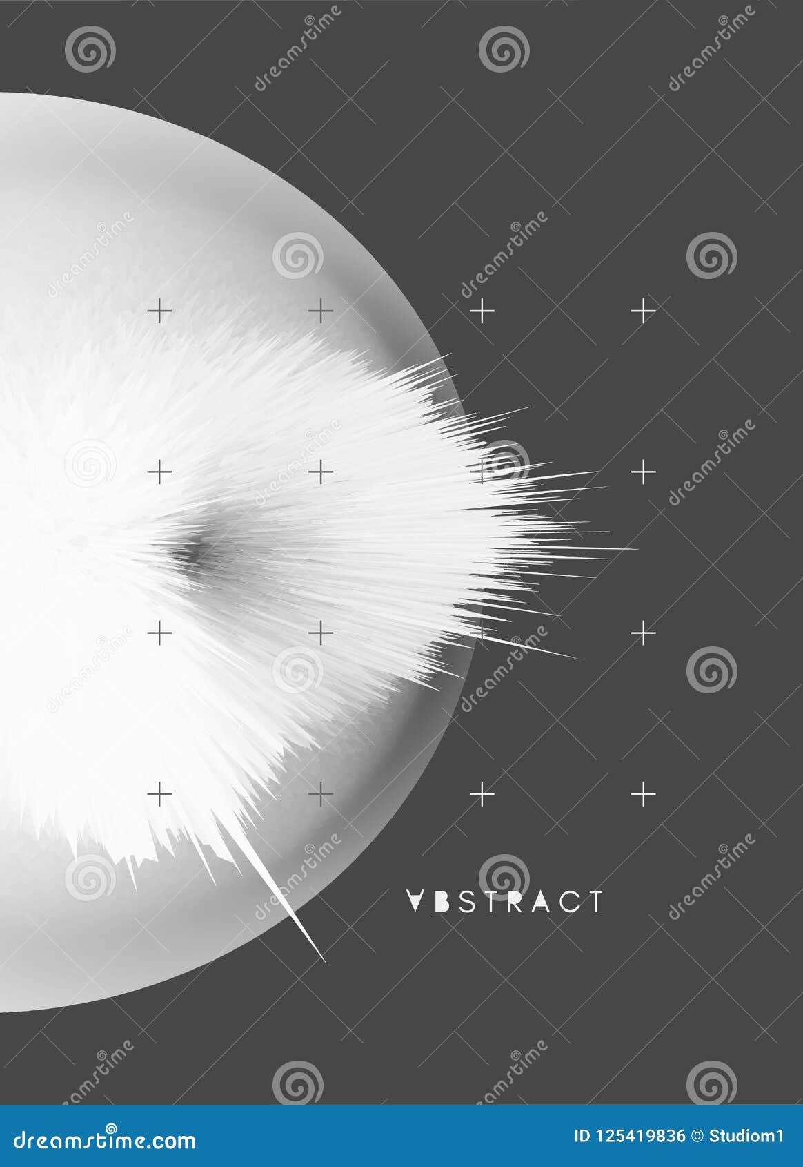 Background with Exploding Rays. Abstract Vector Illustration with ...