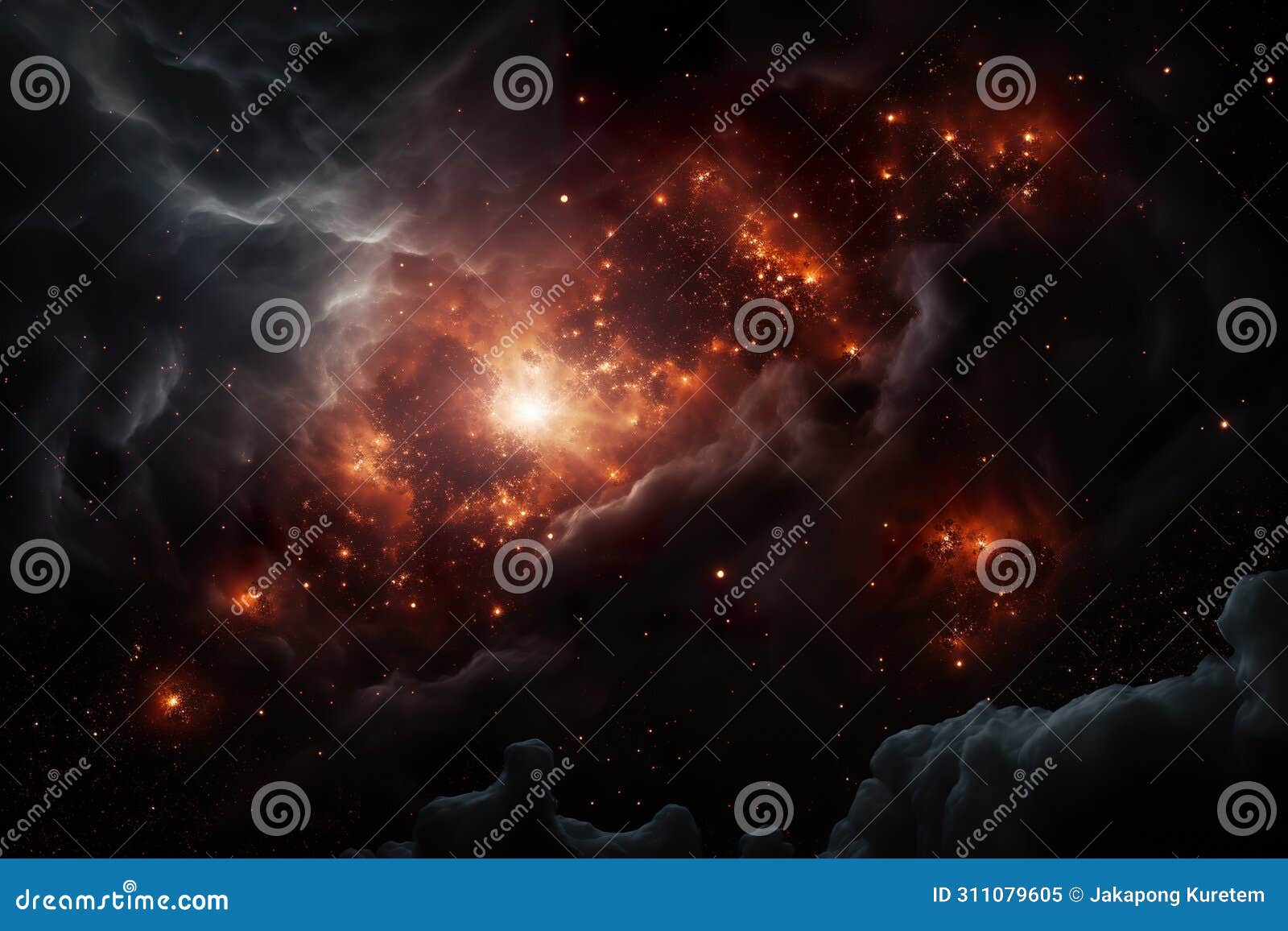 Background Explosion of Stars Cluster Takes Shape in the Solar System ...