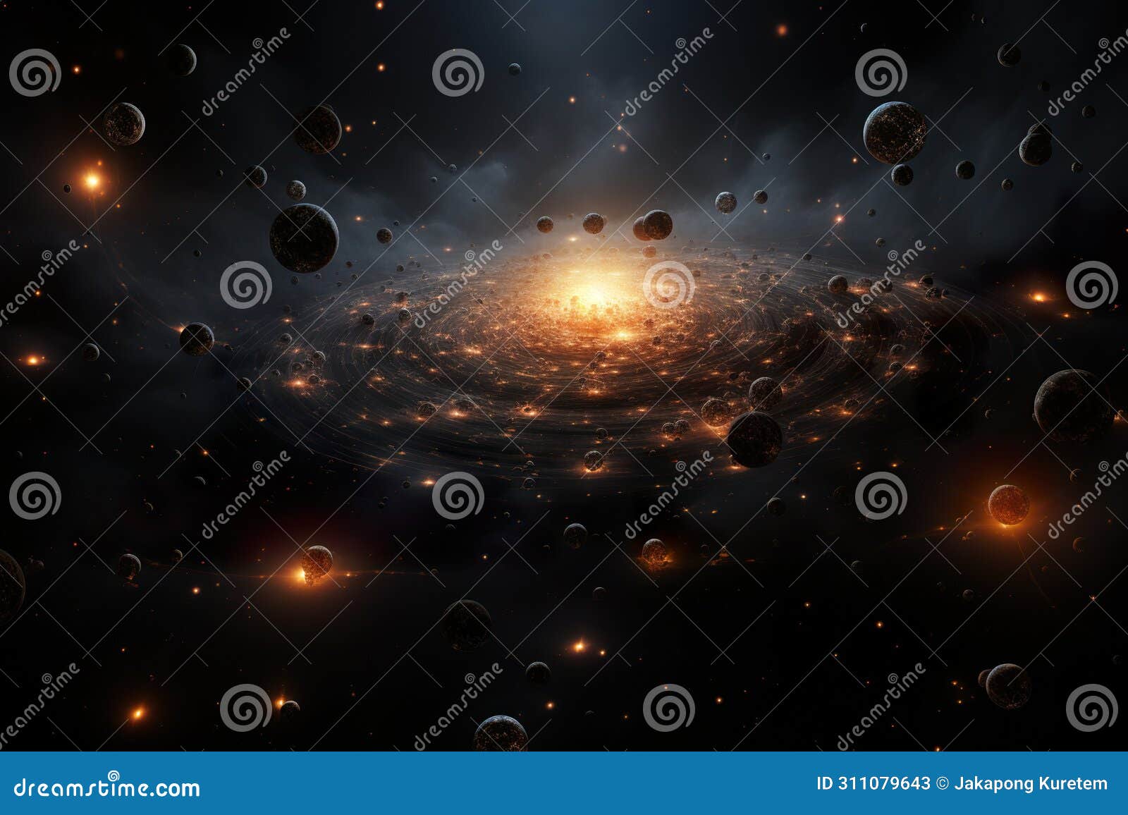 Background Explosion of Stars Cluster Takes Shape in the Solar System ...