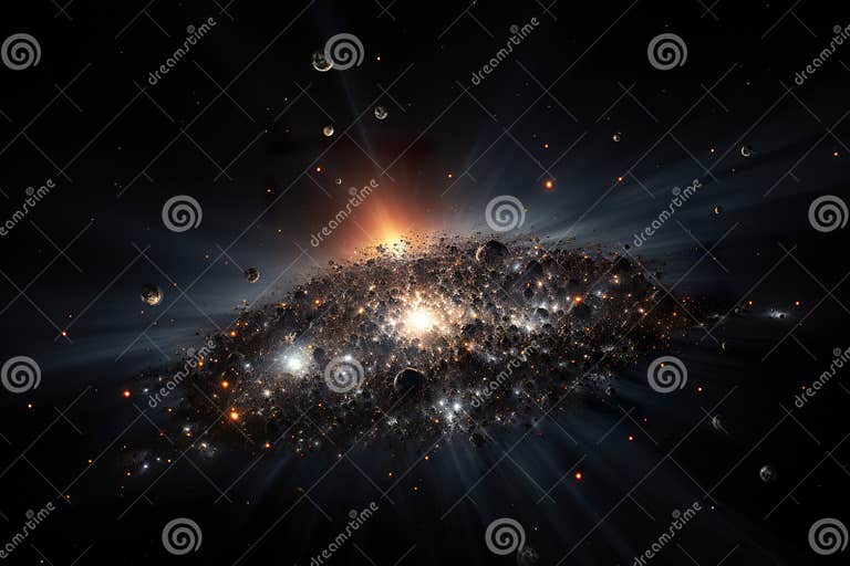 Background Explosion of Stars Cluster Takes Shape in the Solar System ...