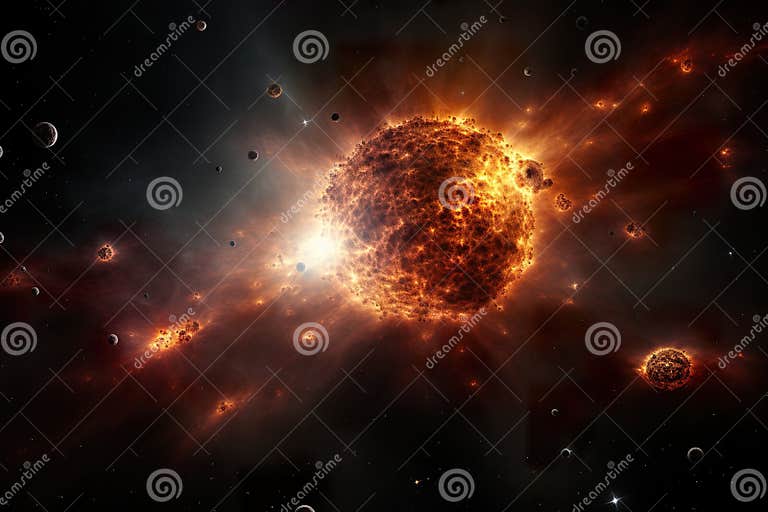 Background Explosion of Stars Cluster Takes Shape in the Solar System ...