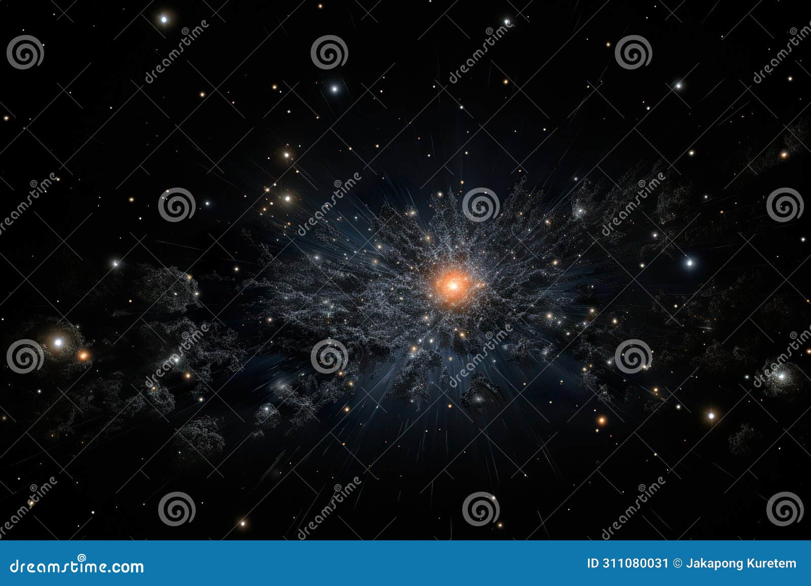 Background Explosion of Stars Cluster Takes Shape in the Solar System ...