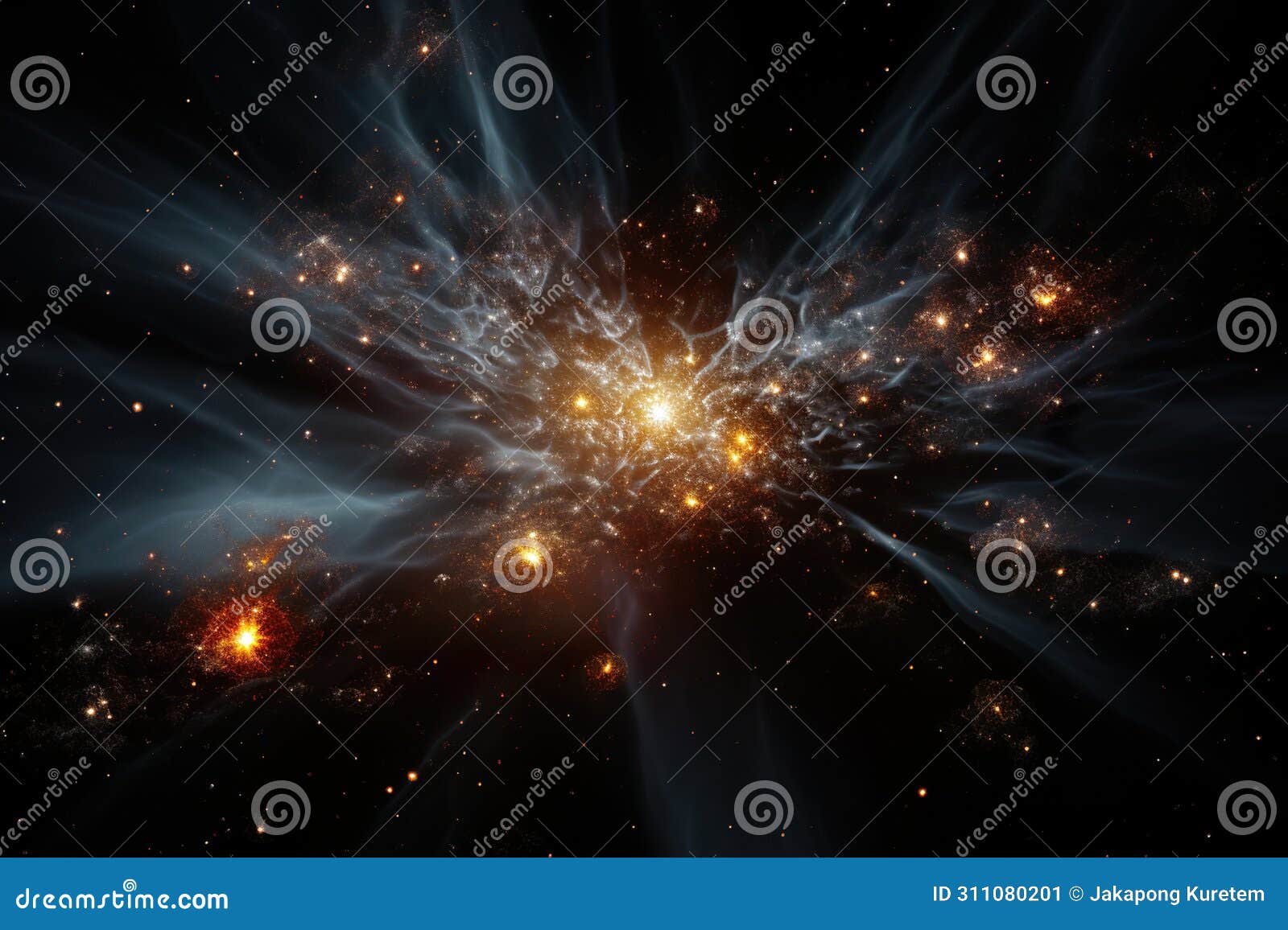 Background Explosion of Stars Cluster Takes Shape in the Solar System ...