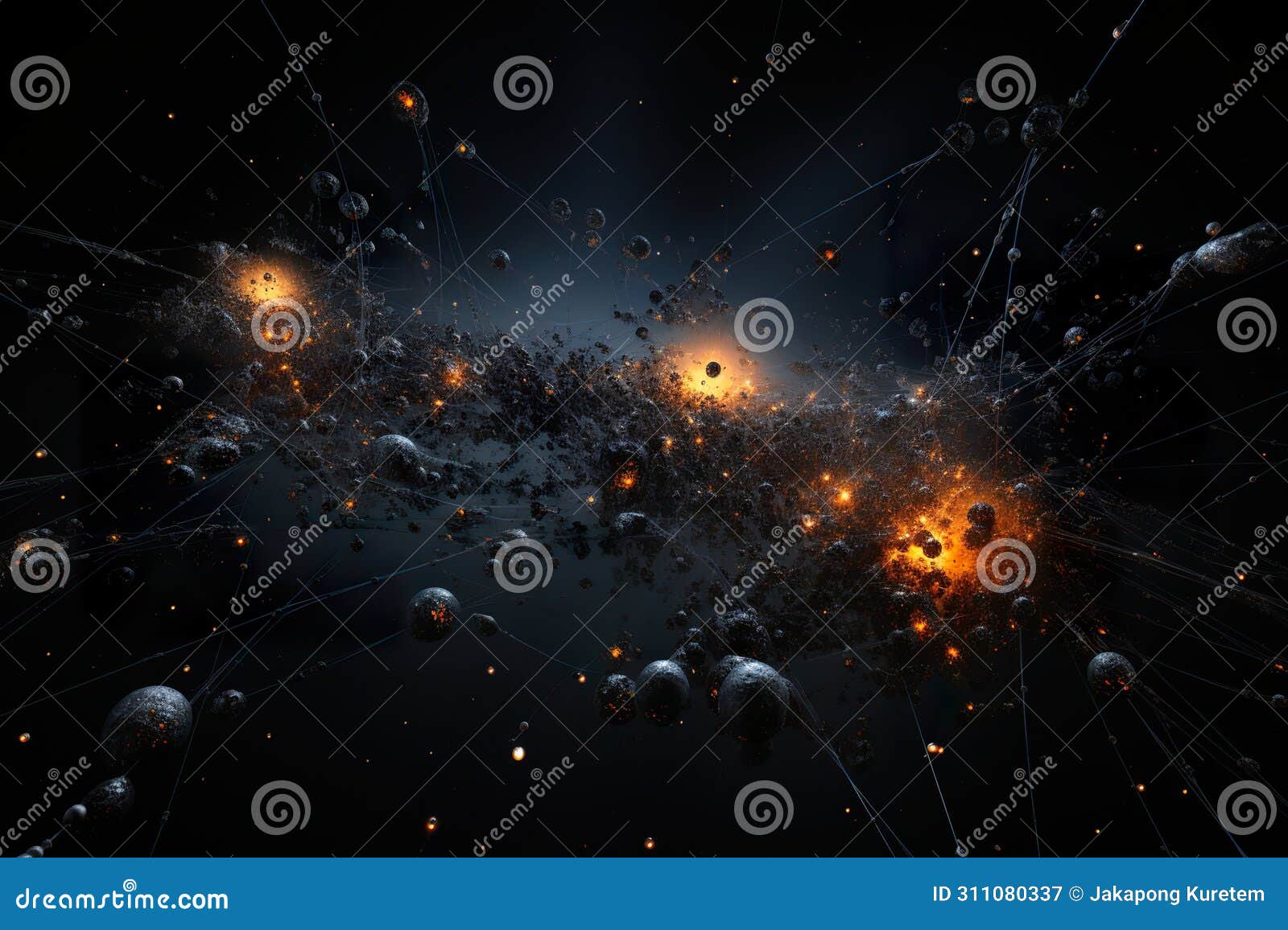 Background Explosion of Stars Cluster Takes Shape in the Solar System ...