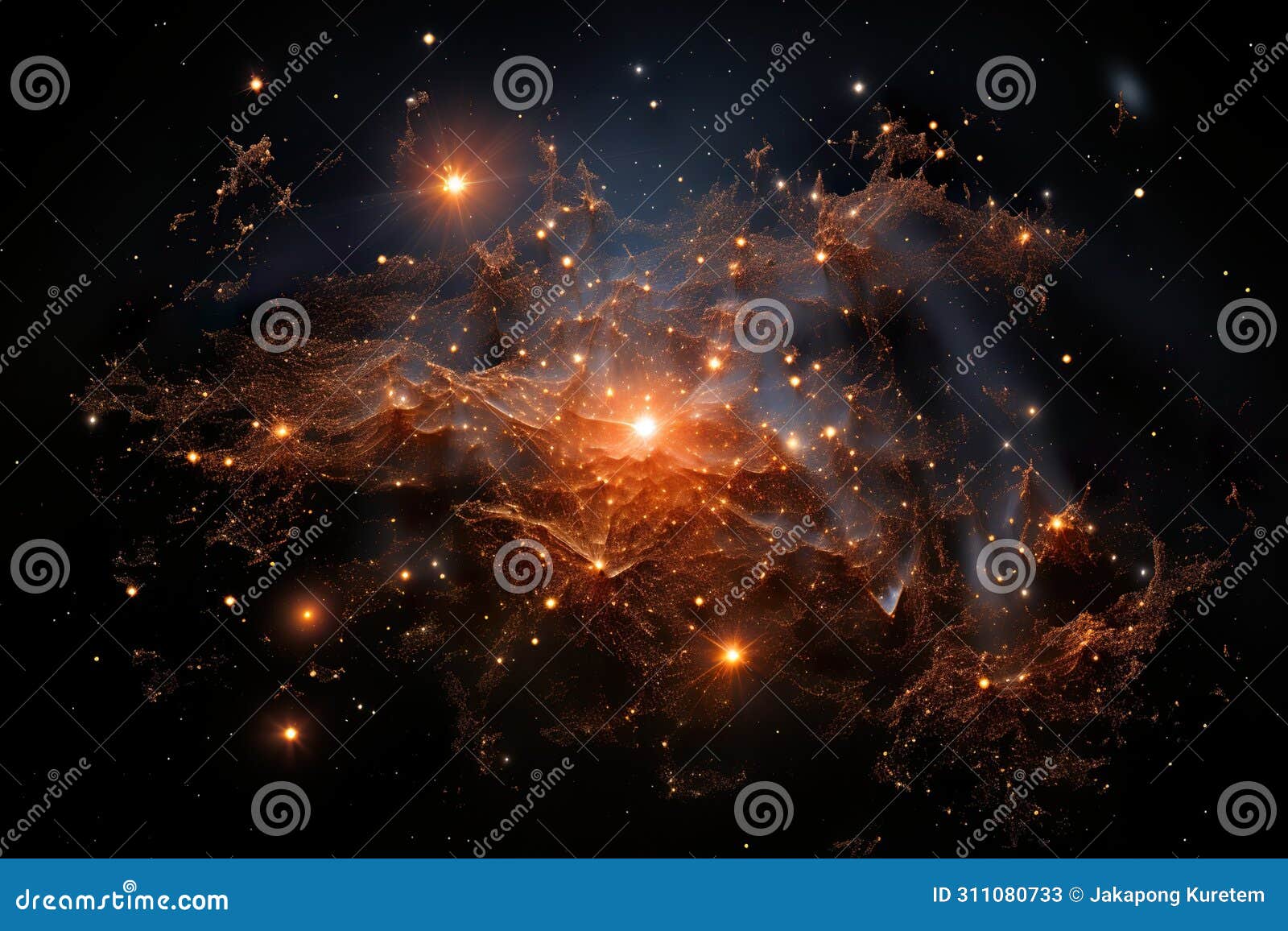 Background Explosion of Stars Cluster Takes Shape in the Solar System ...