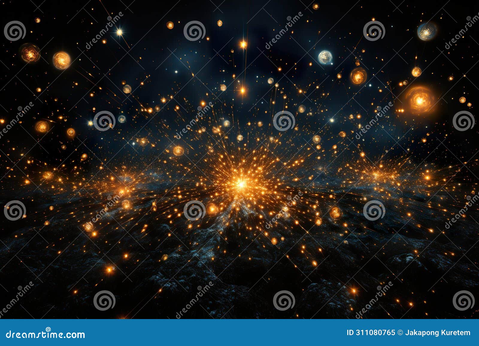 Background Explosion of Stars Cluster Takes Shape in the Solar System ...