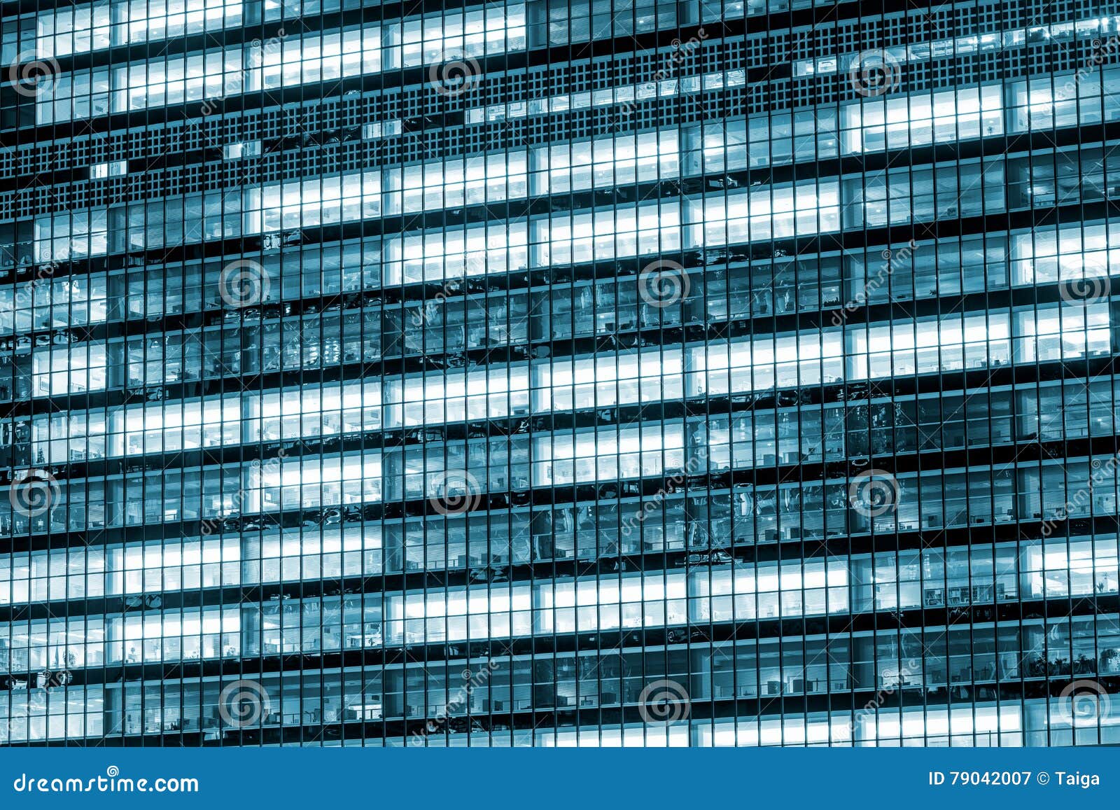 Background of Exterior Modern Office Building, Evening Stock Image ...