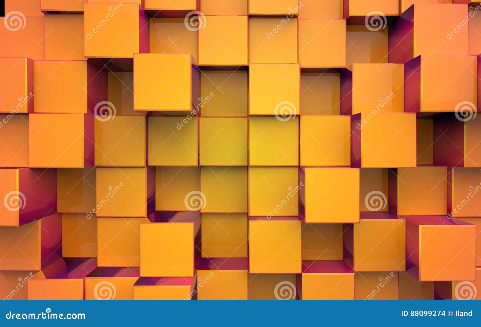 Background from Extruded Squares Stock Illustration - Illustration of ...