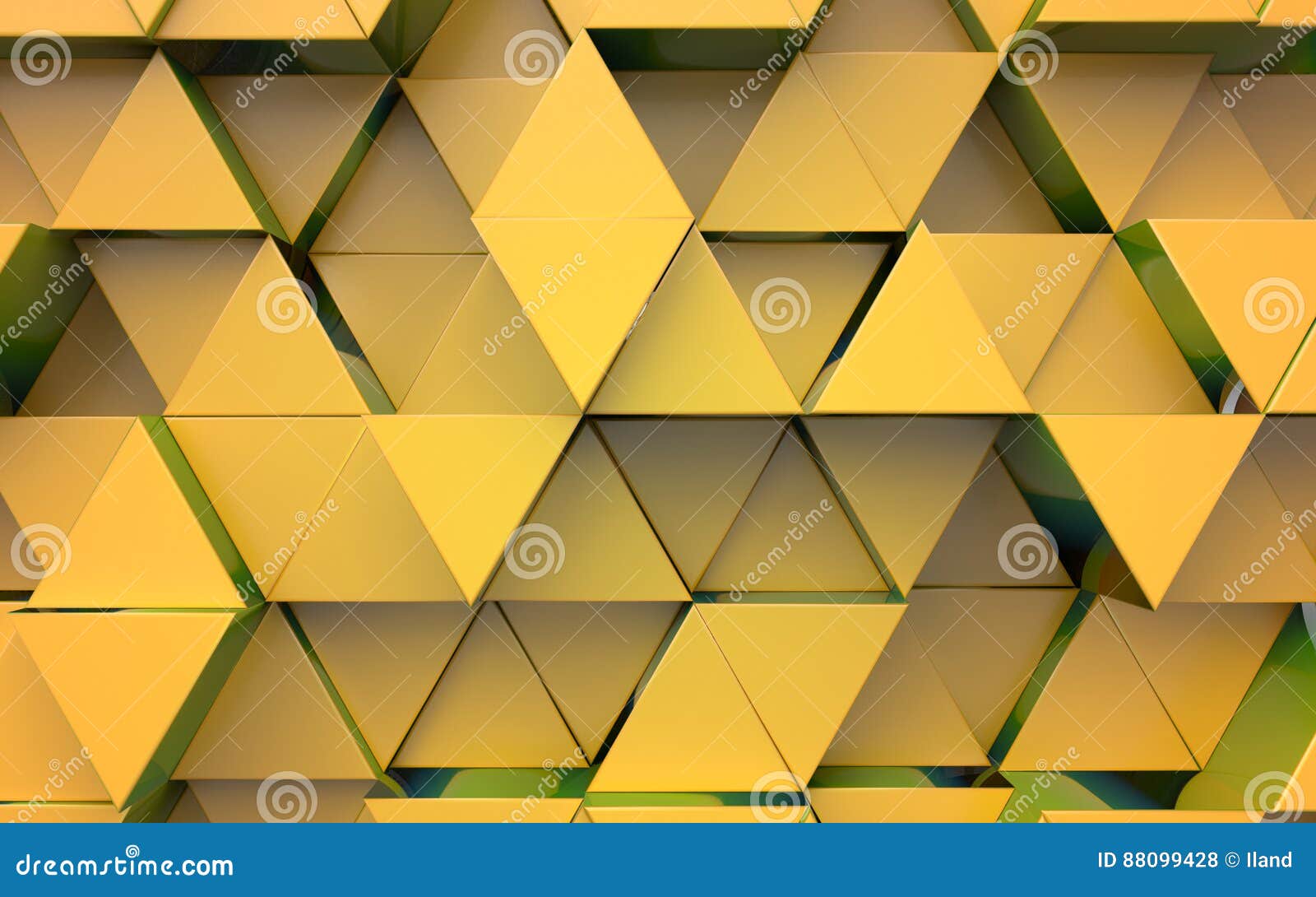 Background from Extruded Triangles Stock Illustration - Illustration of ...