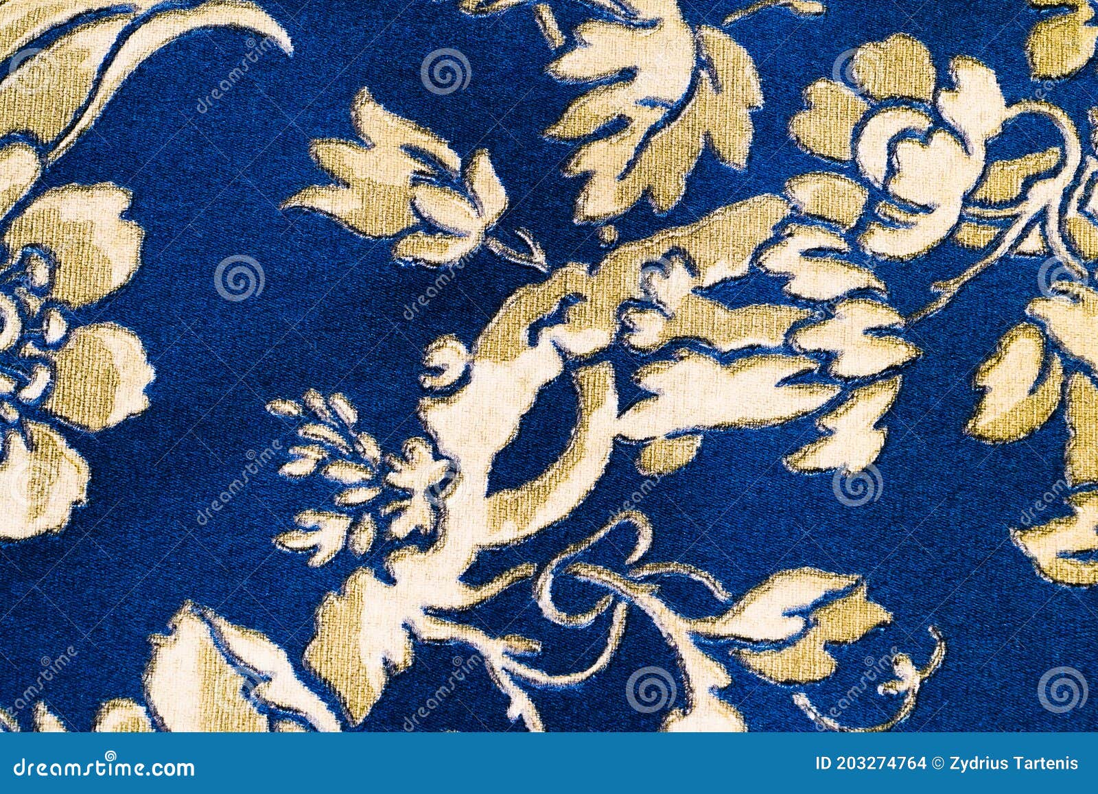 Background of Fabric Pattern Wallpaper with Colorful Ornament Stock ...
