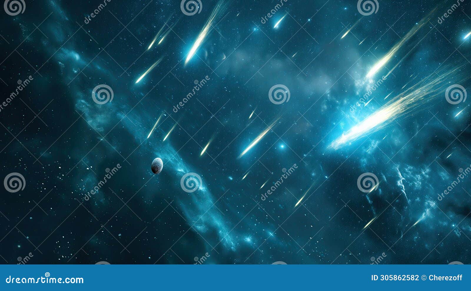 Background of Falling Meteorites in the Sky Stock Photo - Image of ...