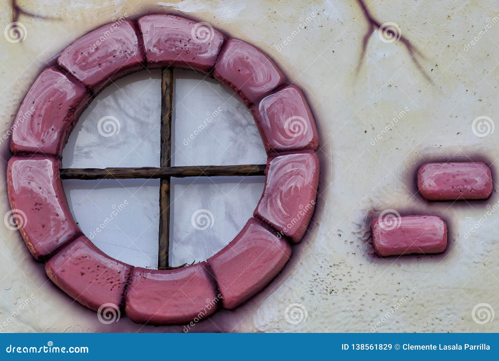 Background Fantasy Circular Pink Window Stock Image - Image of copy ...