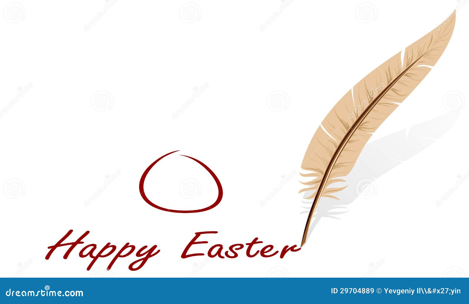 Easter congratulation stock vector. Illustration of symbol - 29704889