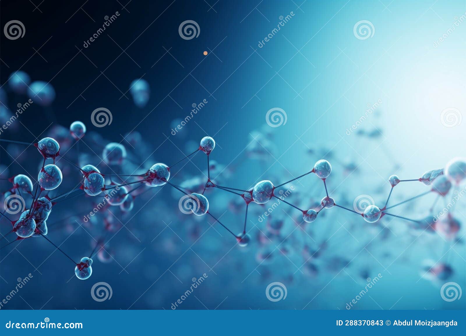 Background Features an Array of Scientific Molecules, Visually ...