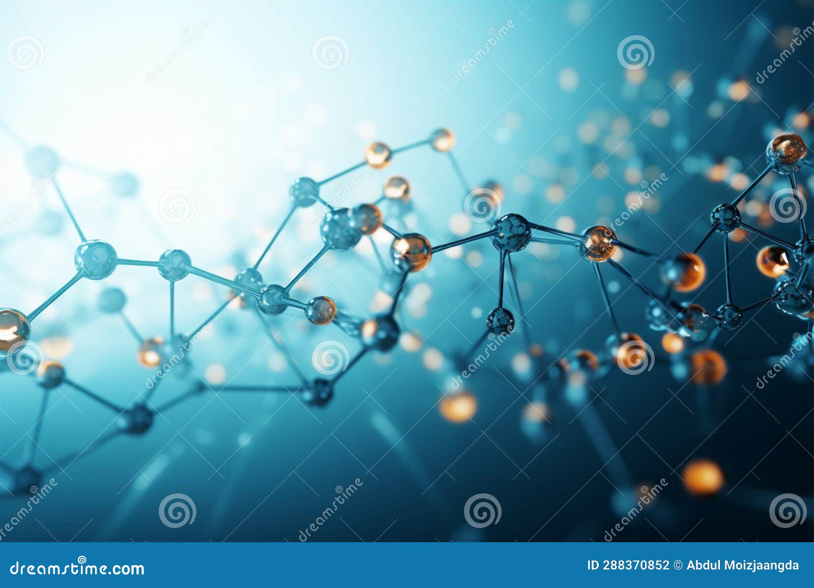Background Features an Array of Scientific Molecules, Visually ...