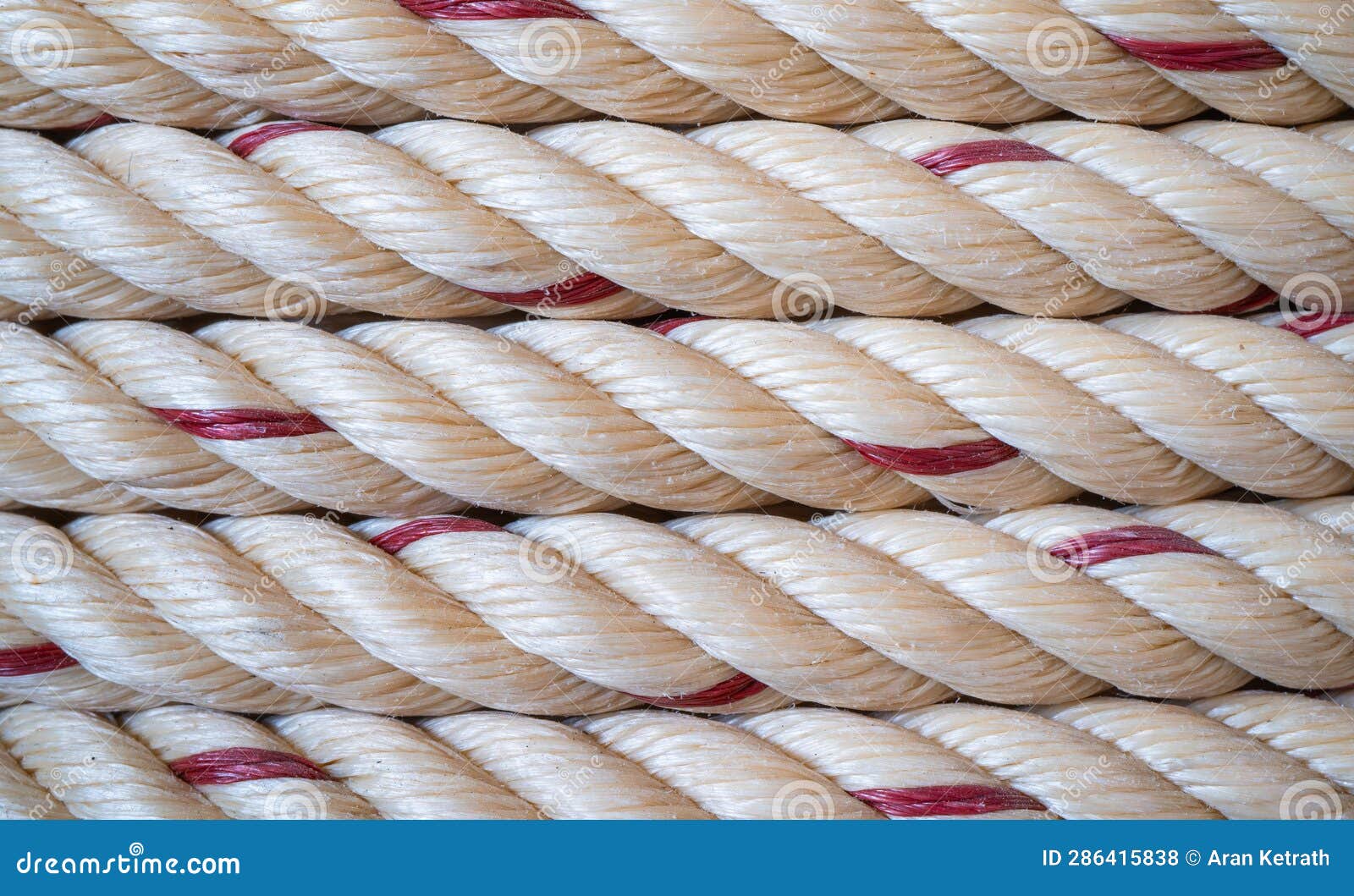 Line of Rope Pattern in Horizon Stock Photo - Image of grunge, loop ...