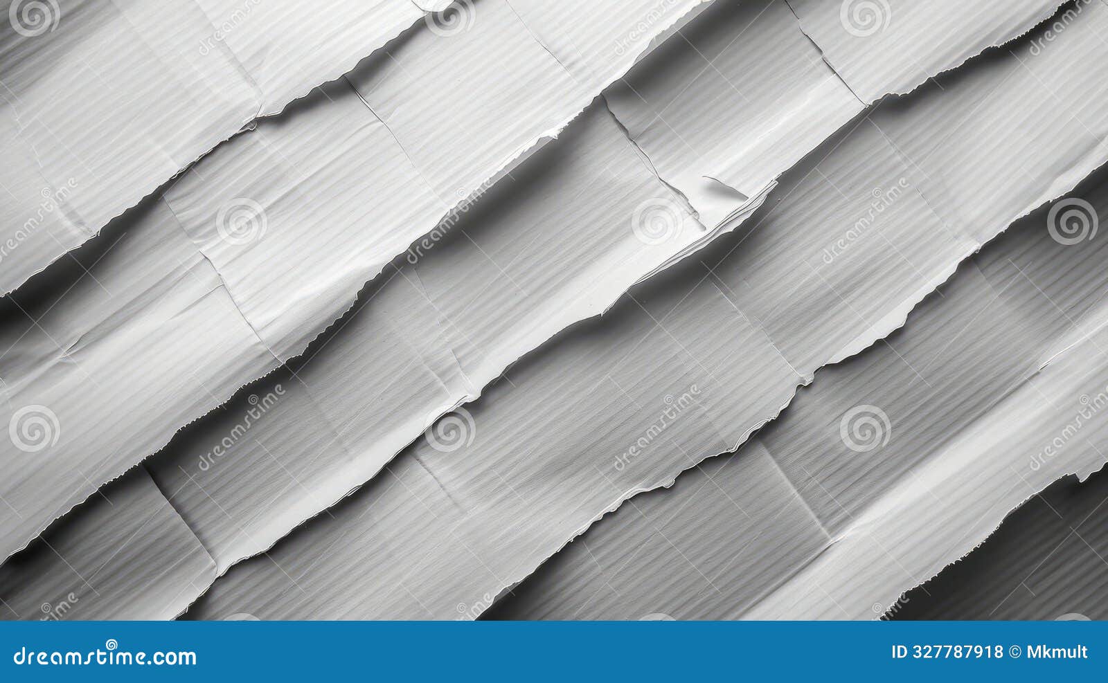 The Background Features a Ripped Light Grey Cardboard Texture for Added ...