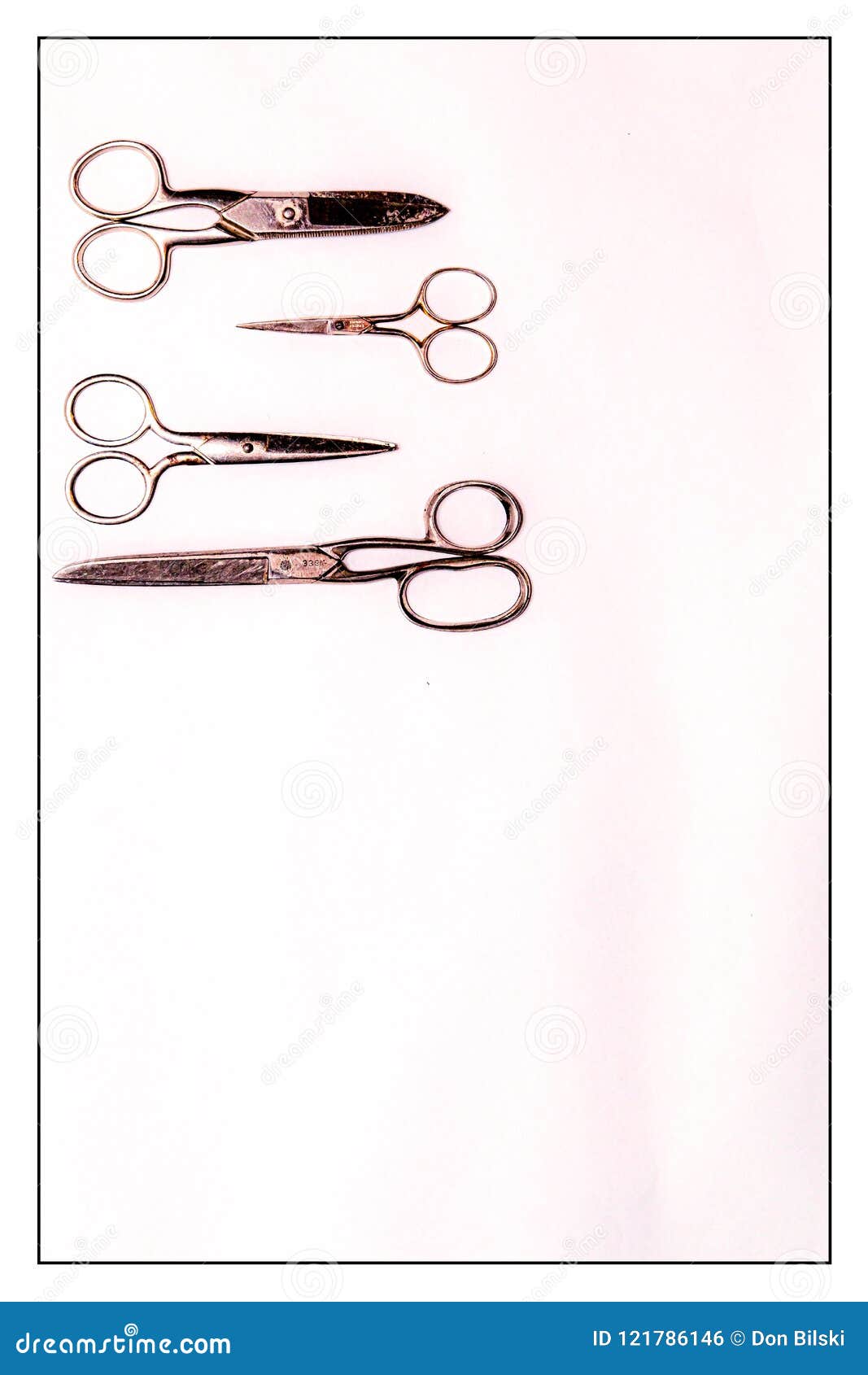 Styled Background with Scissors Stock Photo - Image of sharp, graphic ...