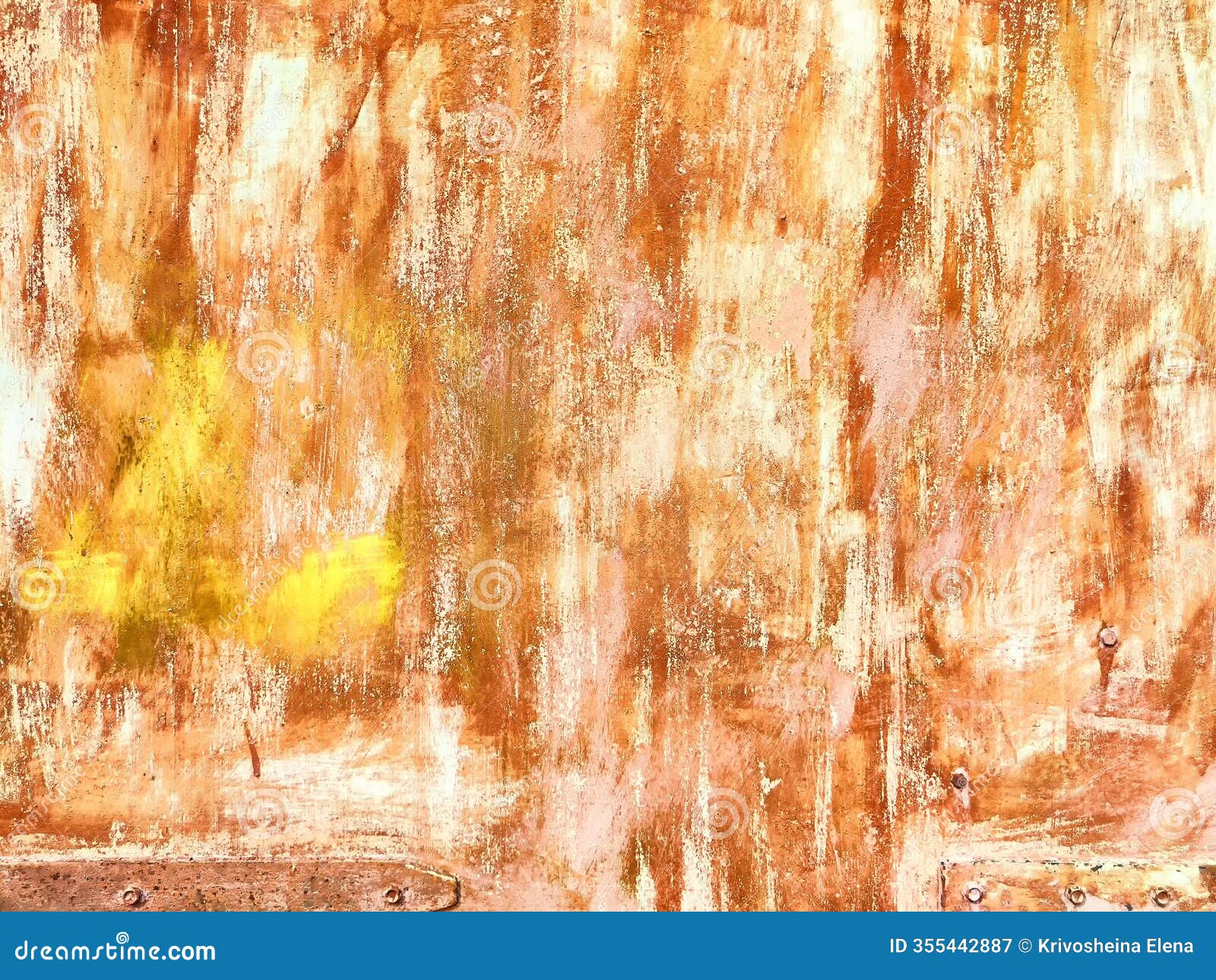 This Background Features a Warm, Textured Surface with Rust and Paint ...