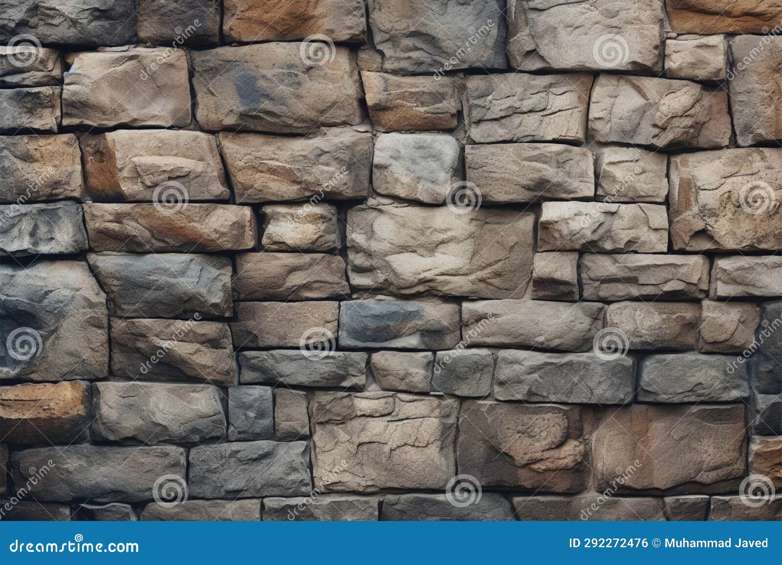 Background Featuring a Stone Wall with an Uneven, Unshaped Surface ...