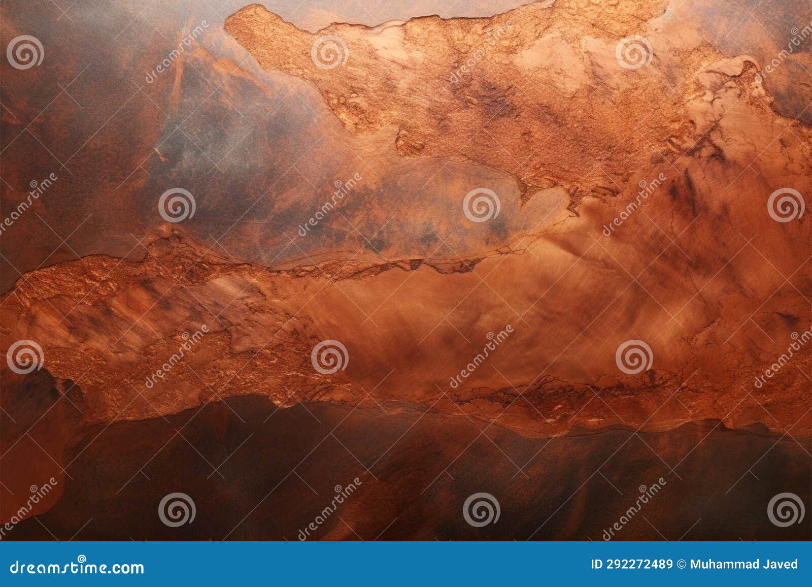 Background Featuring the Textured Appearance of Stained Copper Metal ...