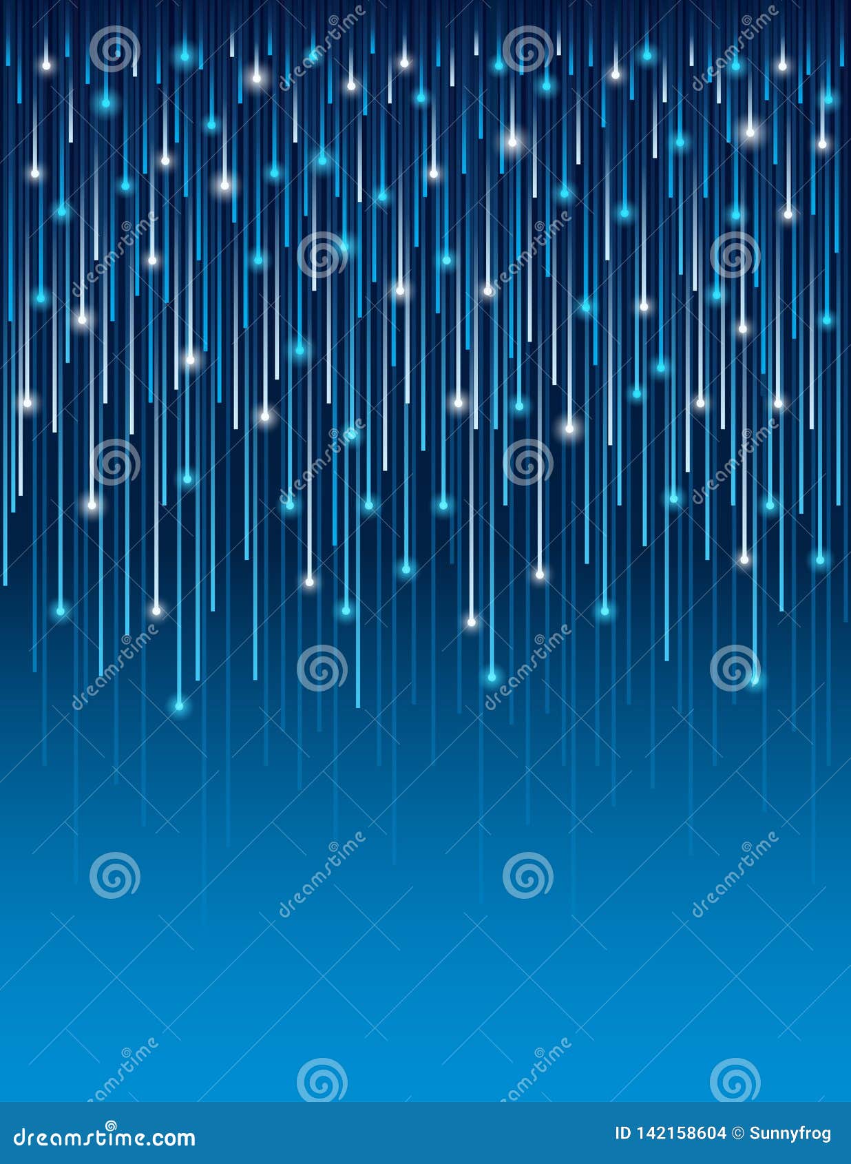 Background With Fiber Optic Connection Lines Technology. Abstract Blue ...