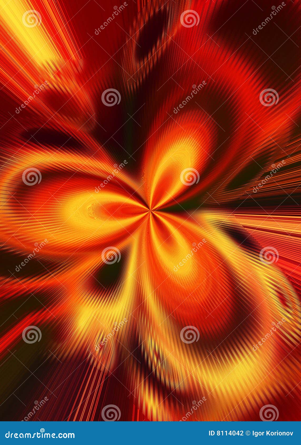 Background with Fiery Pattern Stock Illustration - Illustration of ...