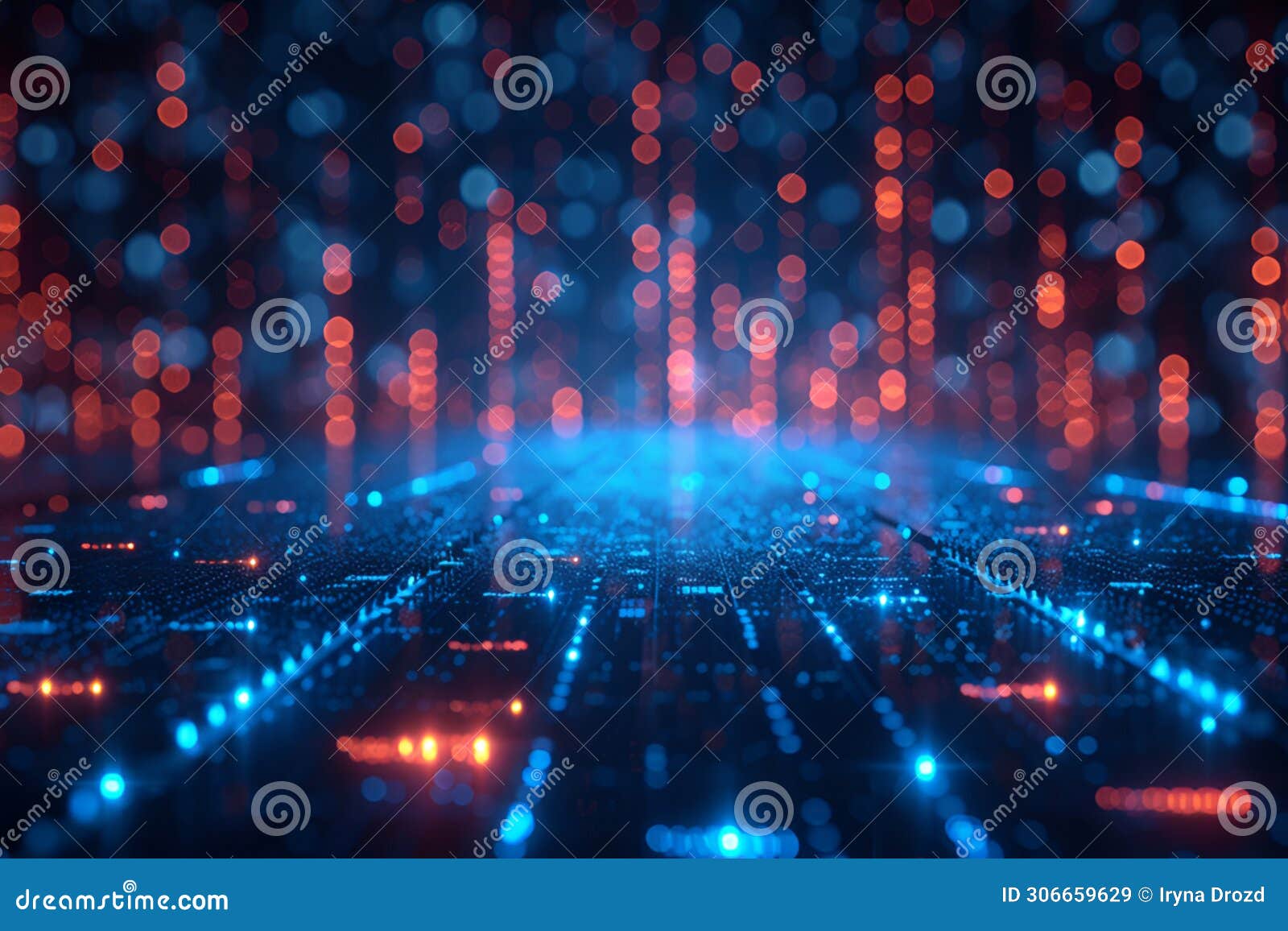 Background Financial Abstract Chart, Double Exposure, Technology ...