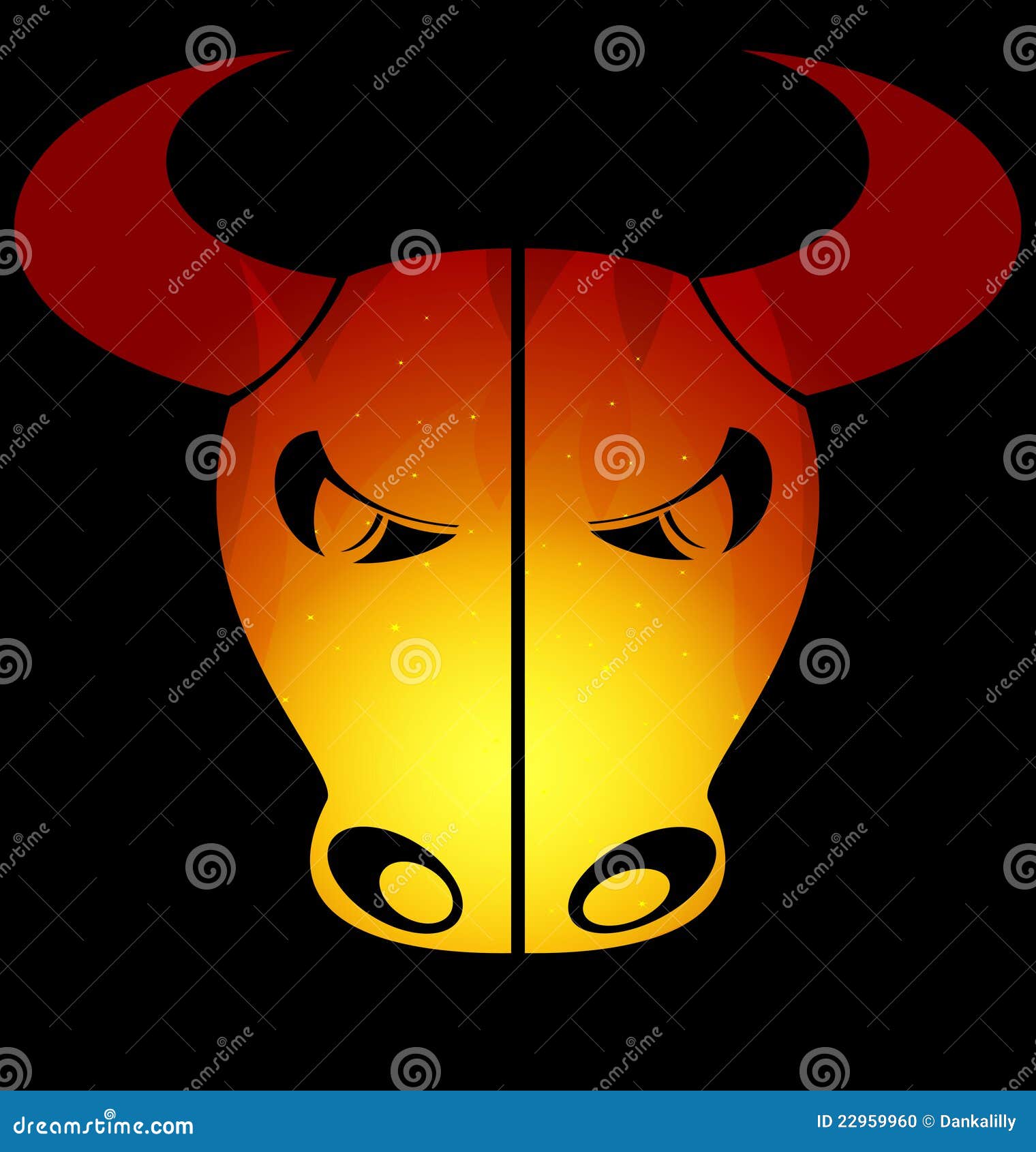 Angry Fire Bull Stock Illustrations – 177 Angry Fire Bull Stock ...