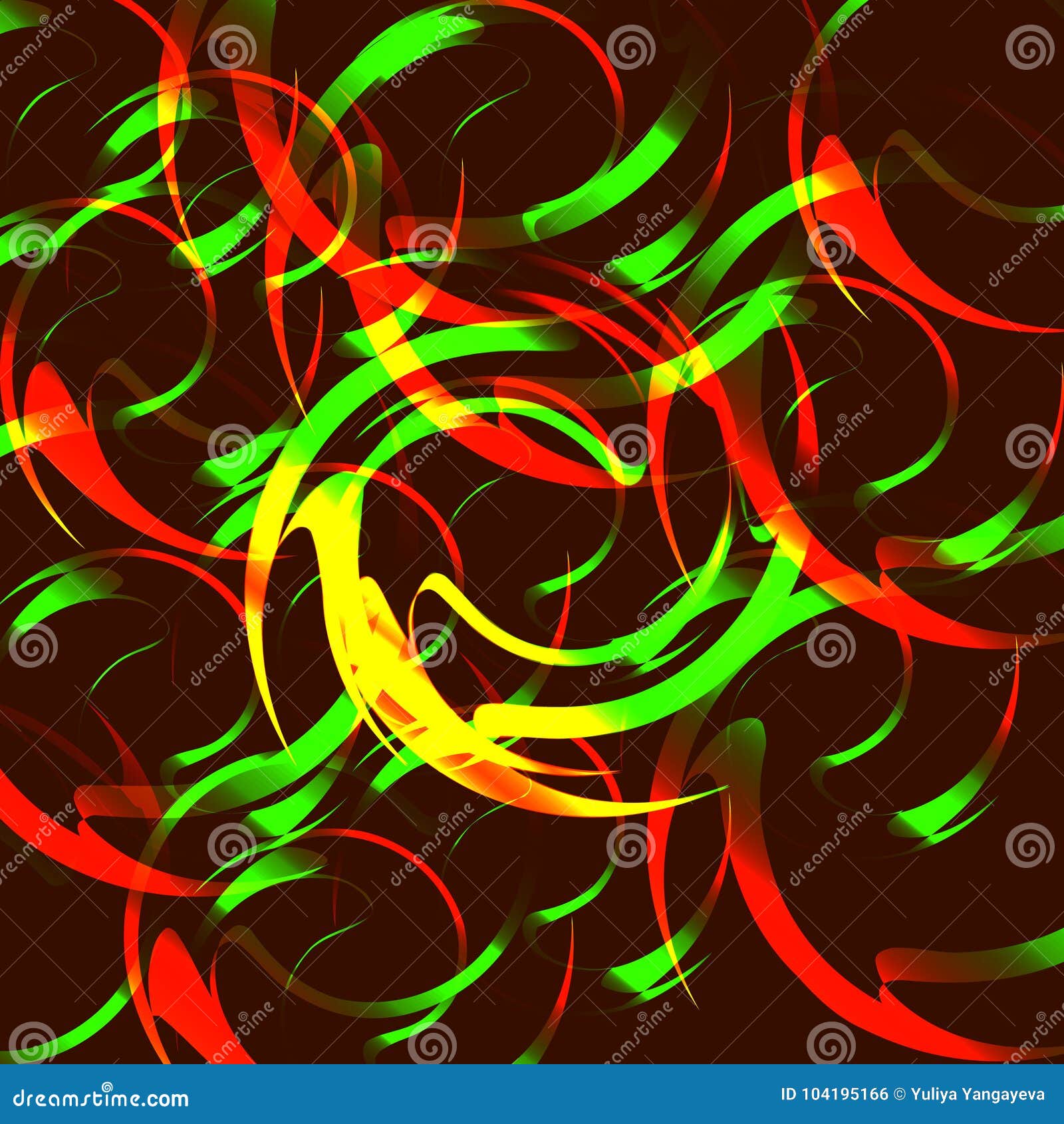 Background of Fire Circles. Stock Vector - Illustration of orange ...