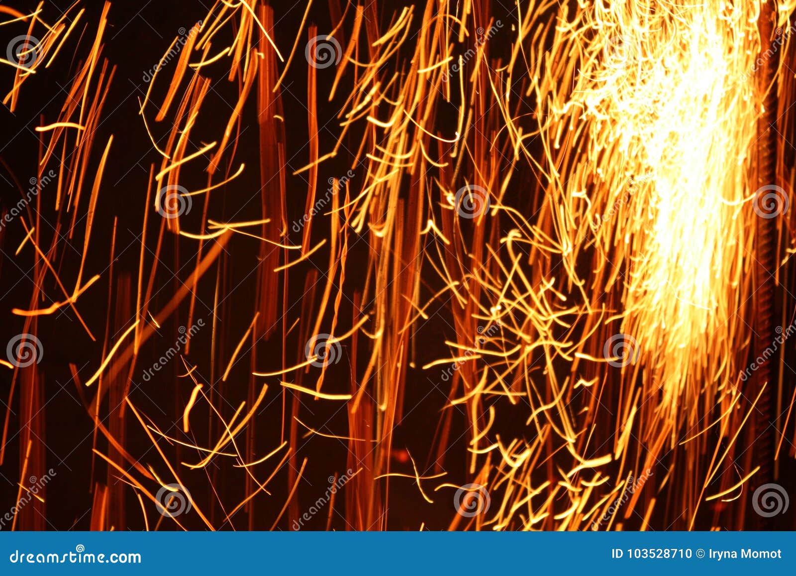 Background with fire spark stock photo. Image of abstract - 103528710