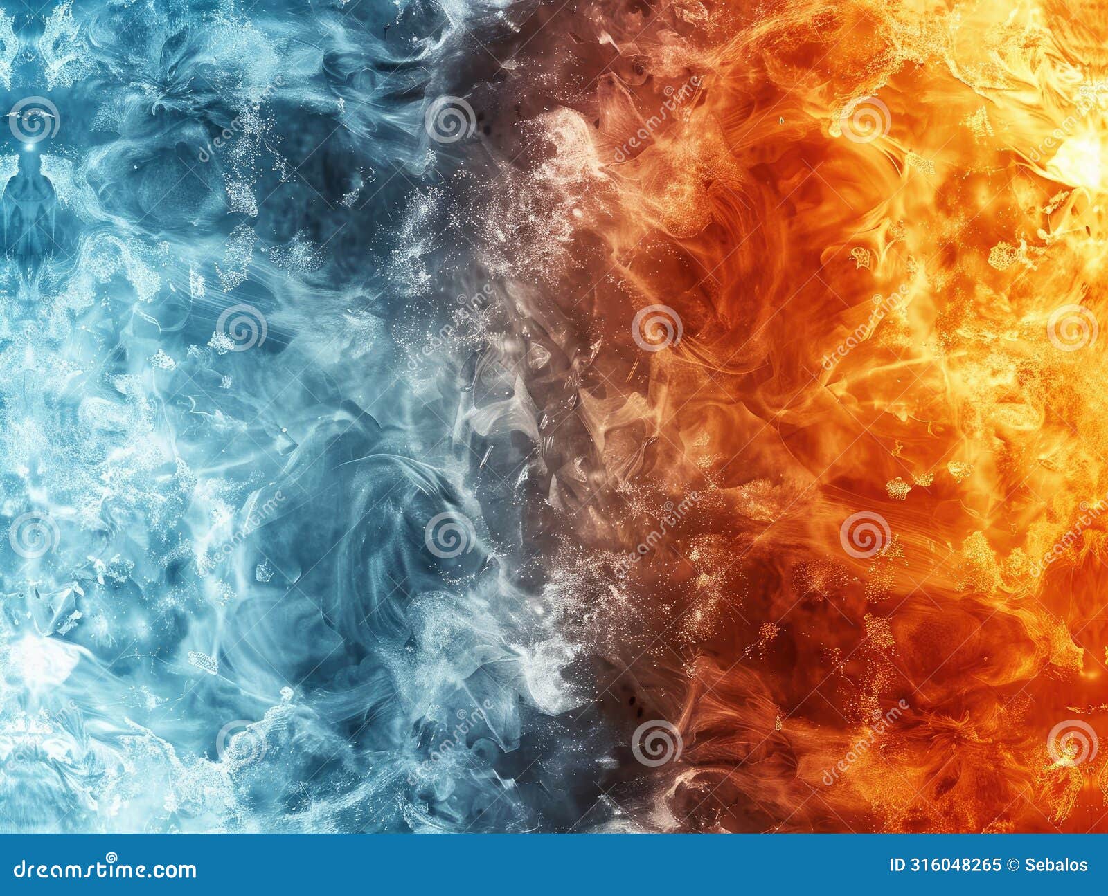 Background of Fire and Water Dance Stock Illustration - Illustration of ...