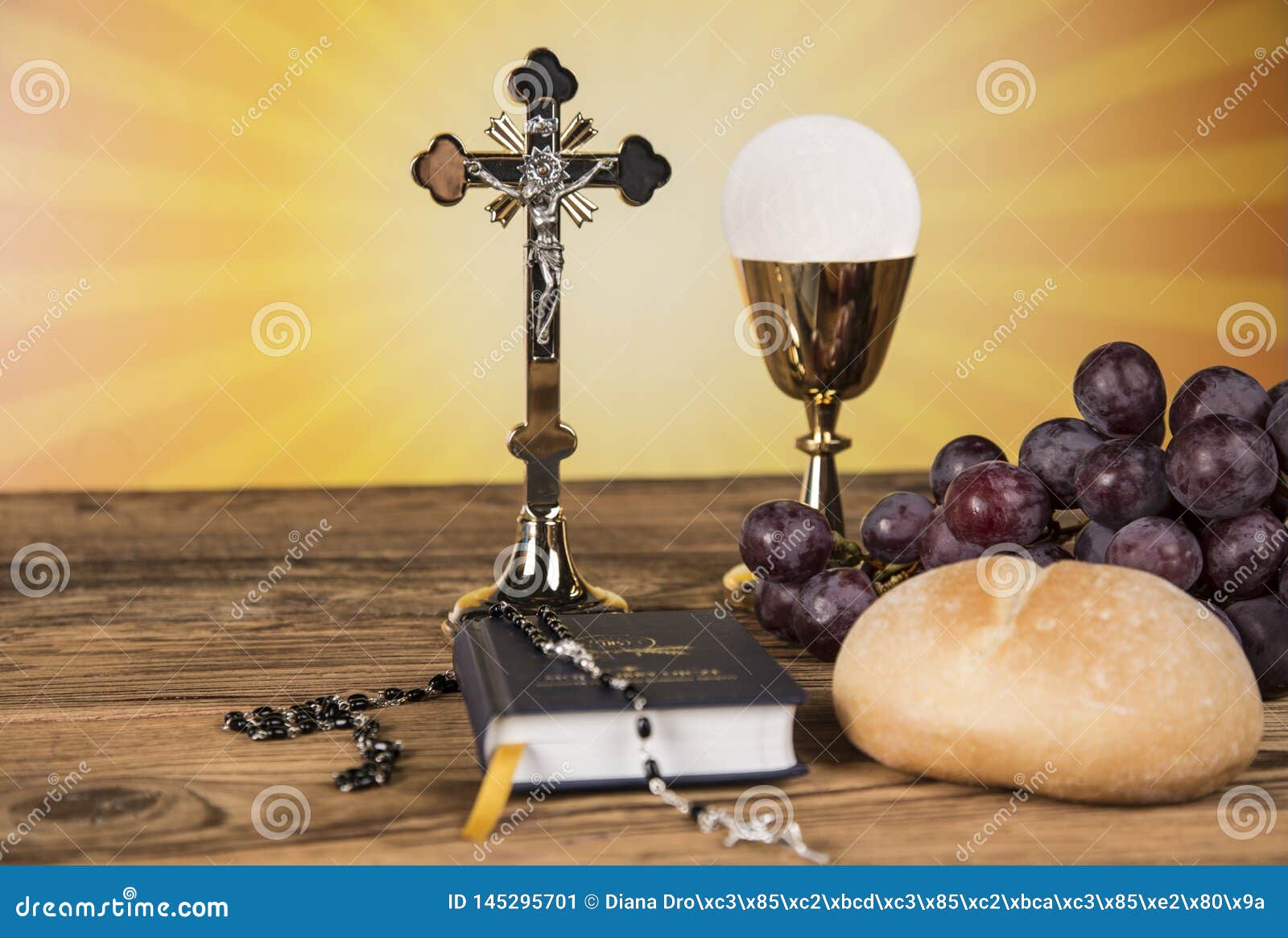 The Background of the First Holy Communion Stock Image - Image of event ...