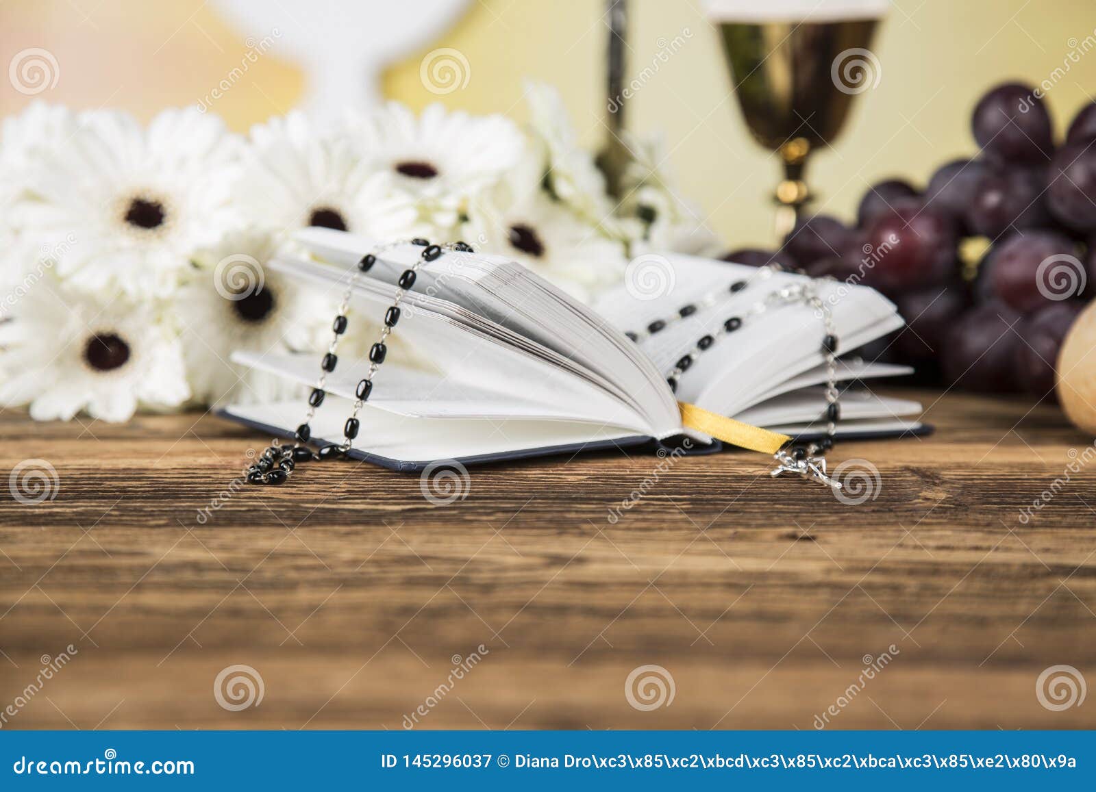 The Background of the First Holy Communion Stock Image - Image of event ...