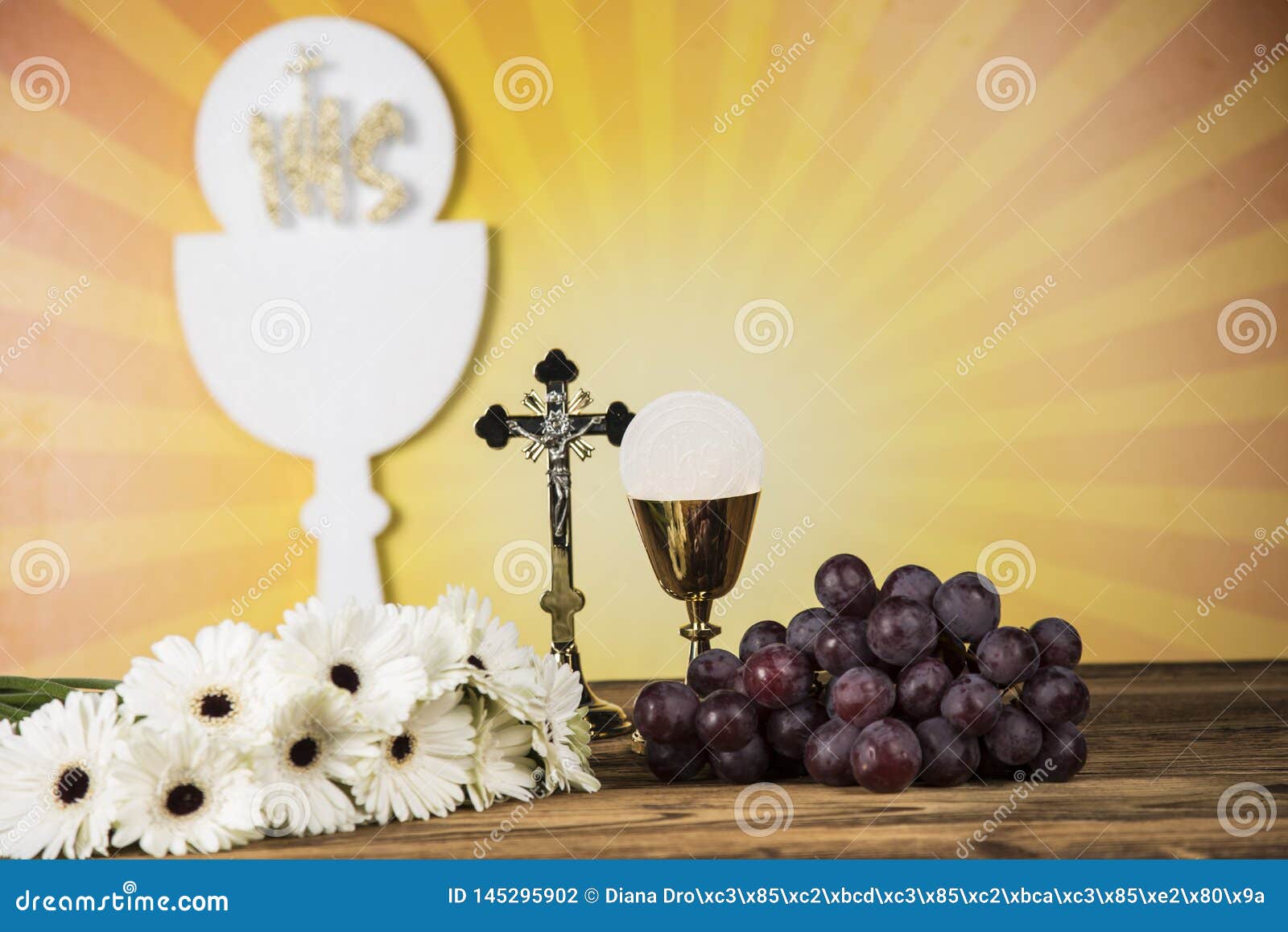 The Background of the First Holy Communion Stock Photo - Image of blood ...