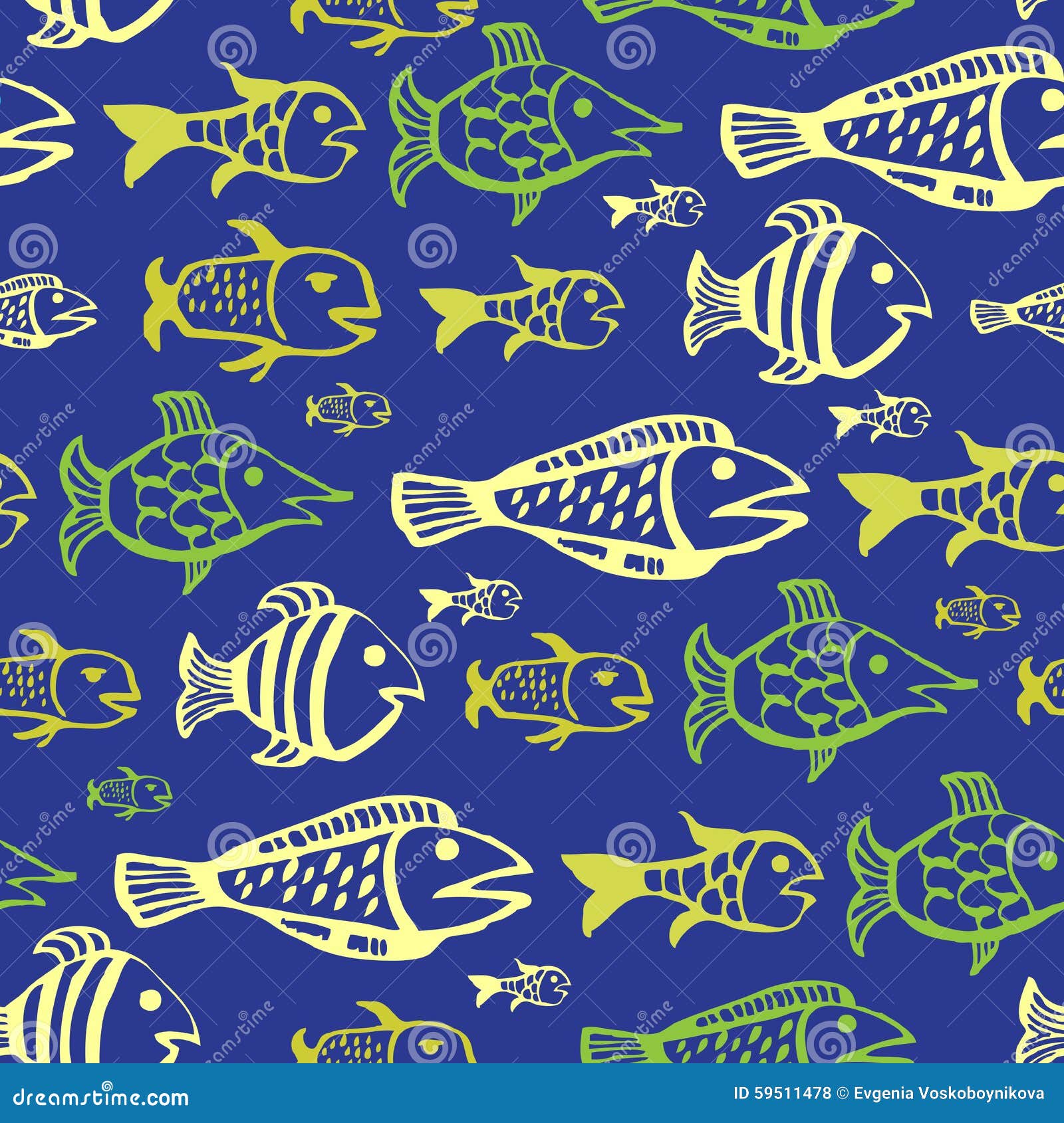 Background fish stock vector. Illustration of design - 59511478