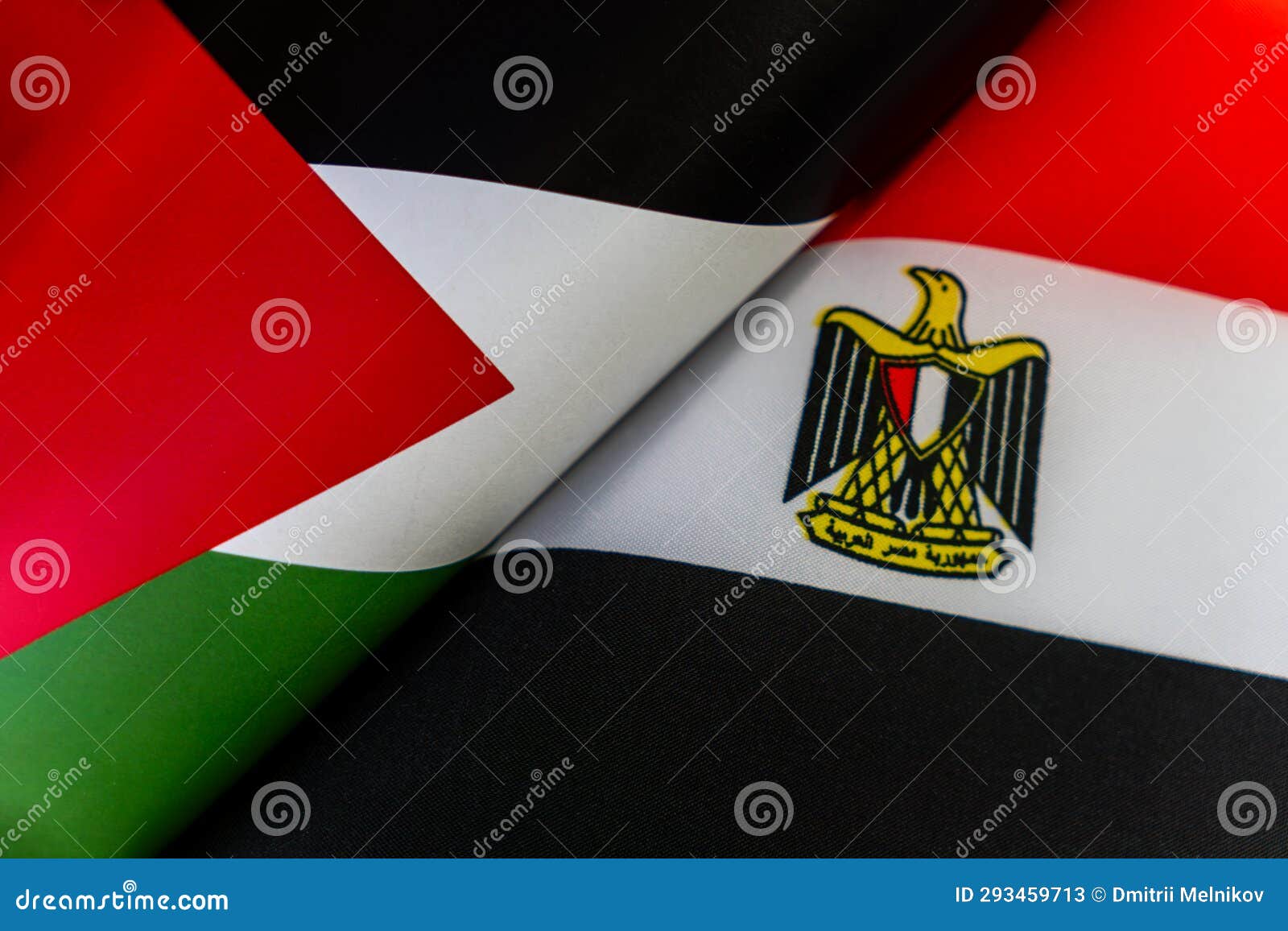 Background of the Flags of the Egypt, Palestine. the Concept of ...
