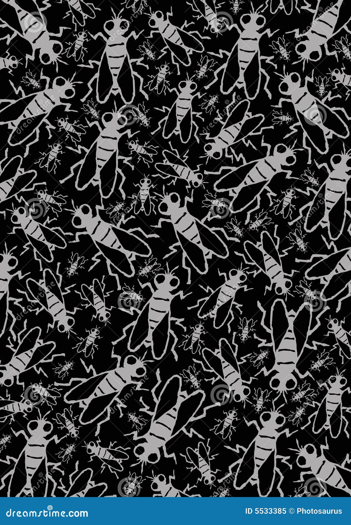 Background flies stock illustration. Illustration of insect - 5533385