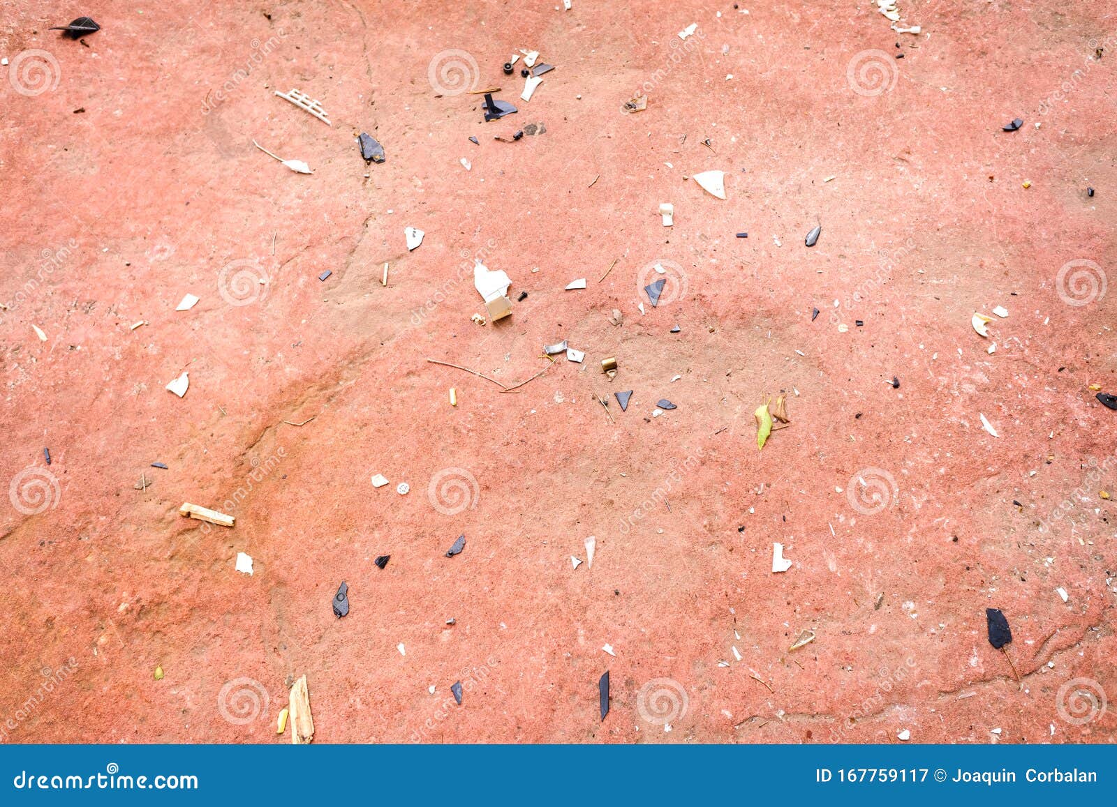 Background of a Floor with Rubbish and Waste Debris Stock Image - Image ...