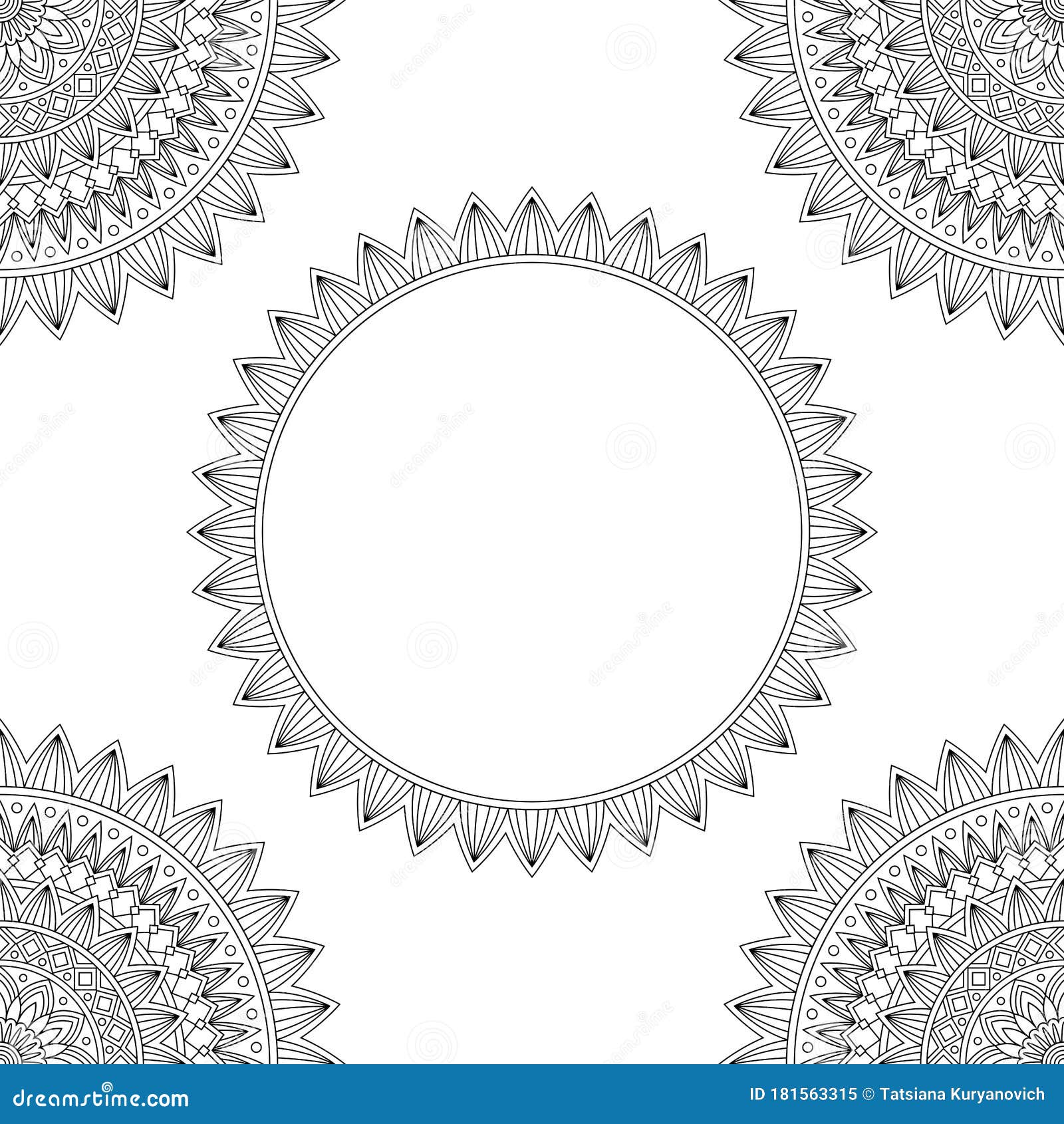 Mandalas For Coloring Book. Decorative Round Ornaments Vector ...