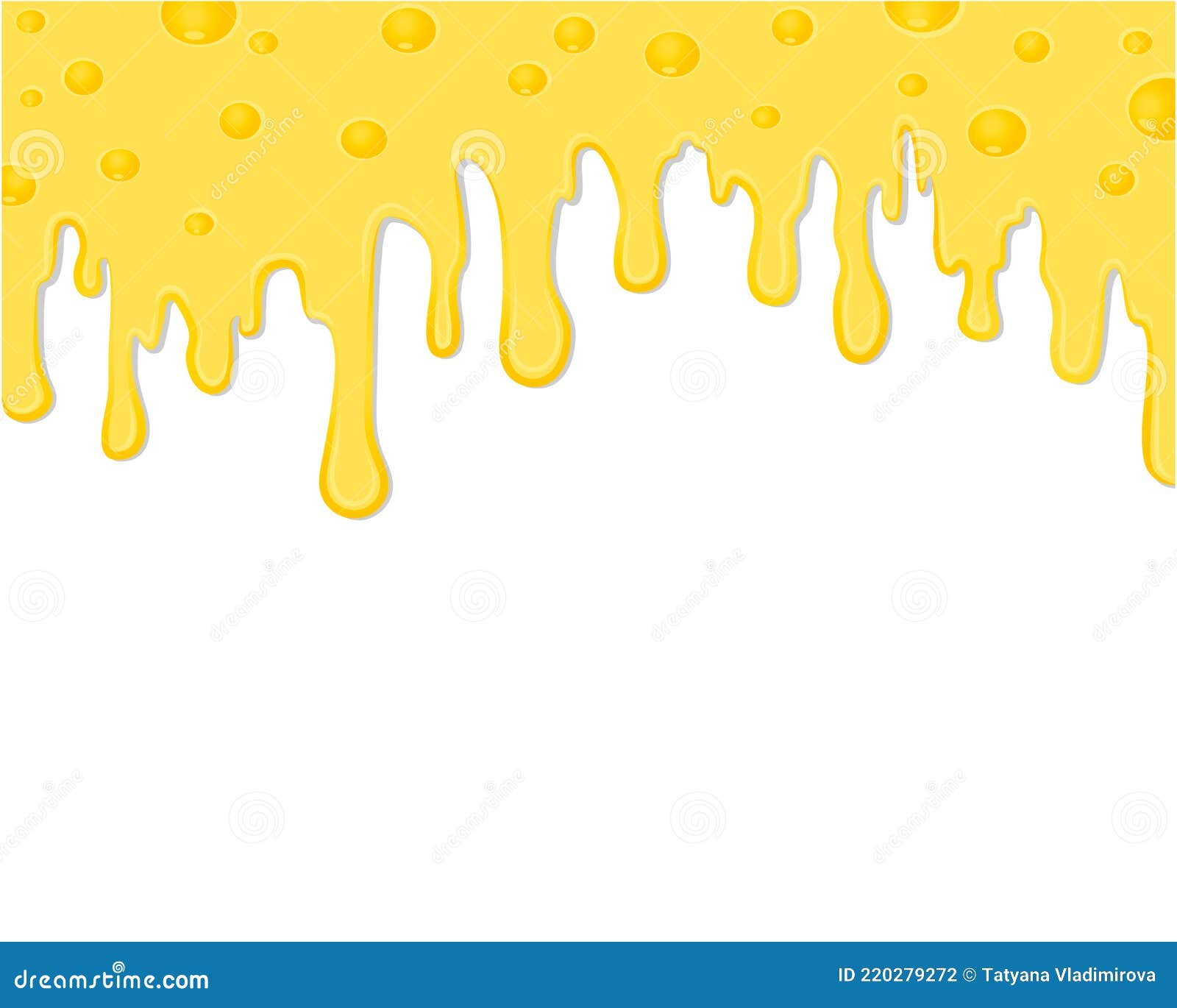 Background of Flowing Melted Cheese. Stock Vector - Illustration of ...